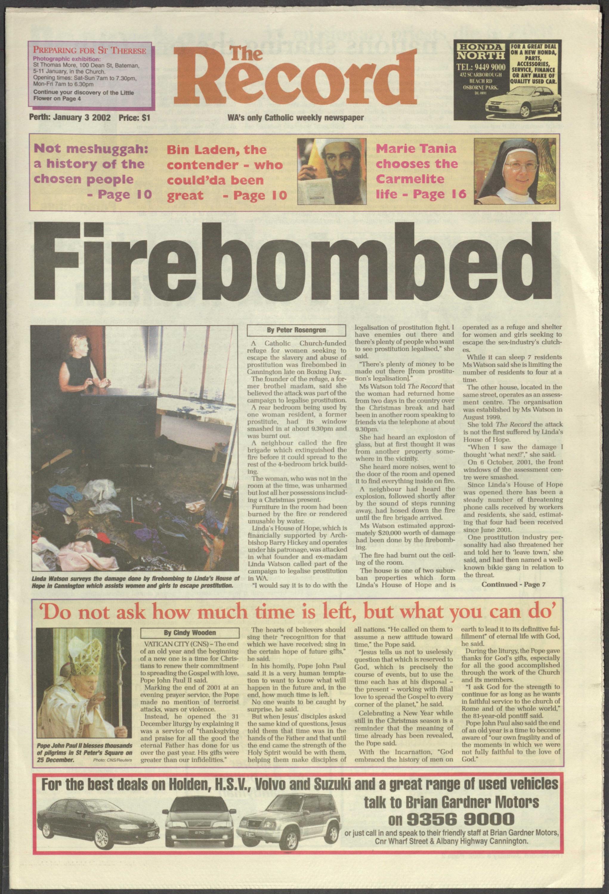 The Record Newspaper 03 January 2002 by The Record - Issuu