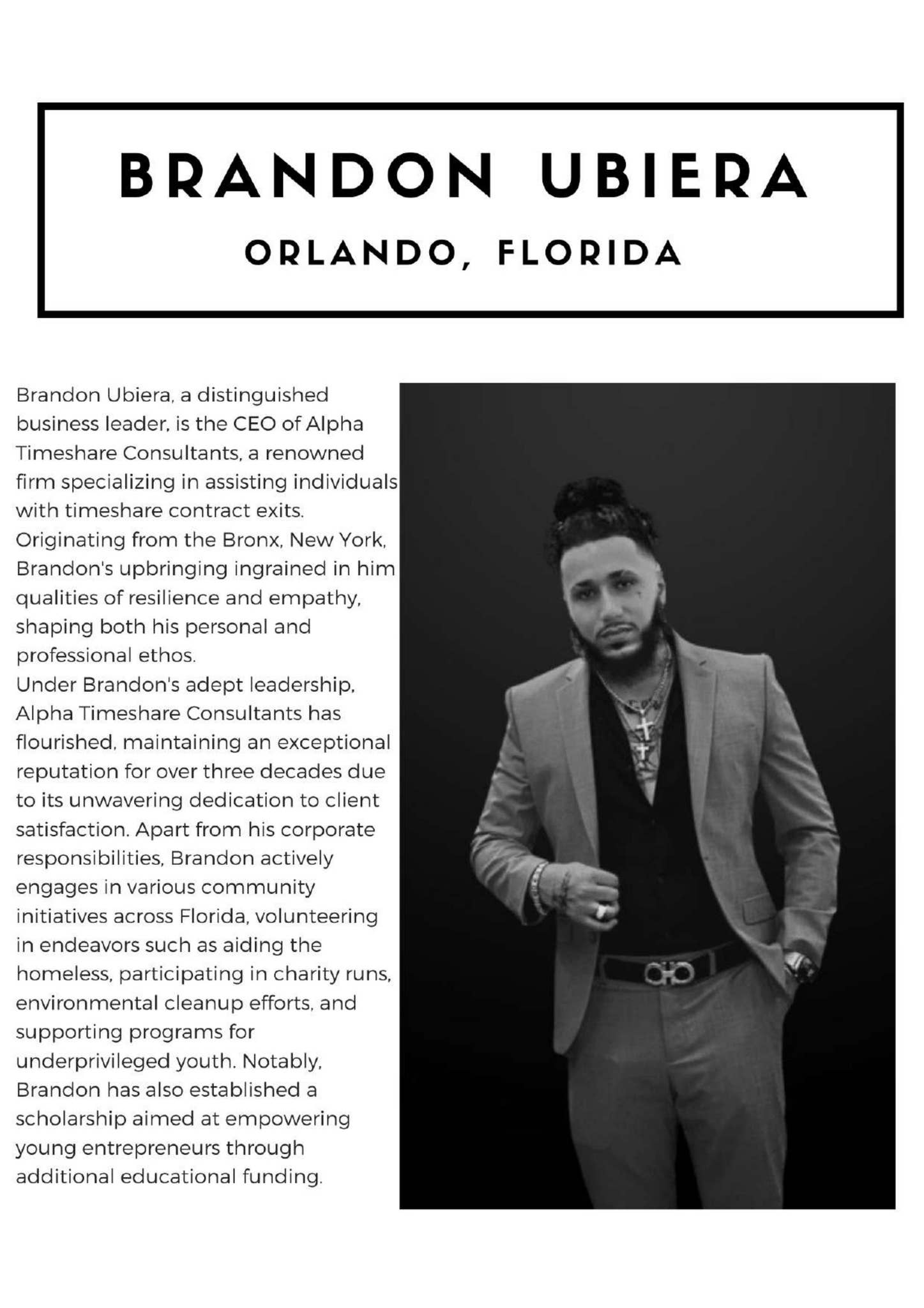 Brandon Ubiera Orlando, Florida by Brandon Ubiera - Issuu