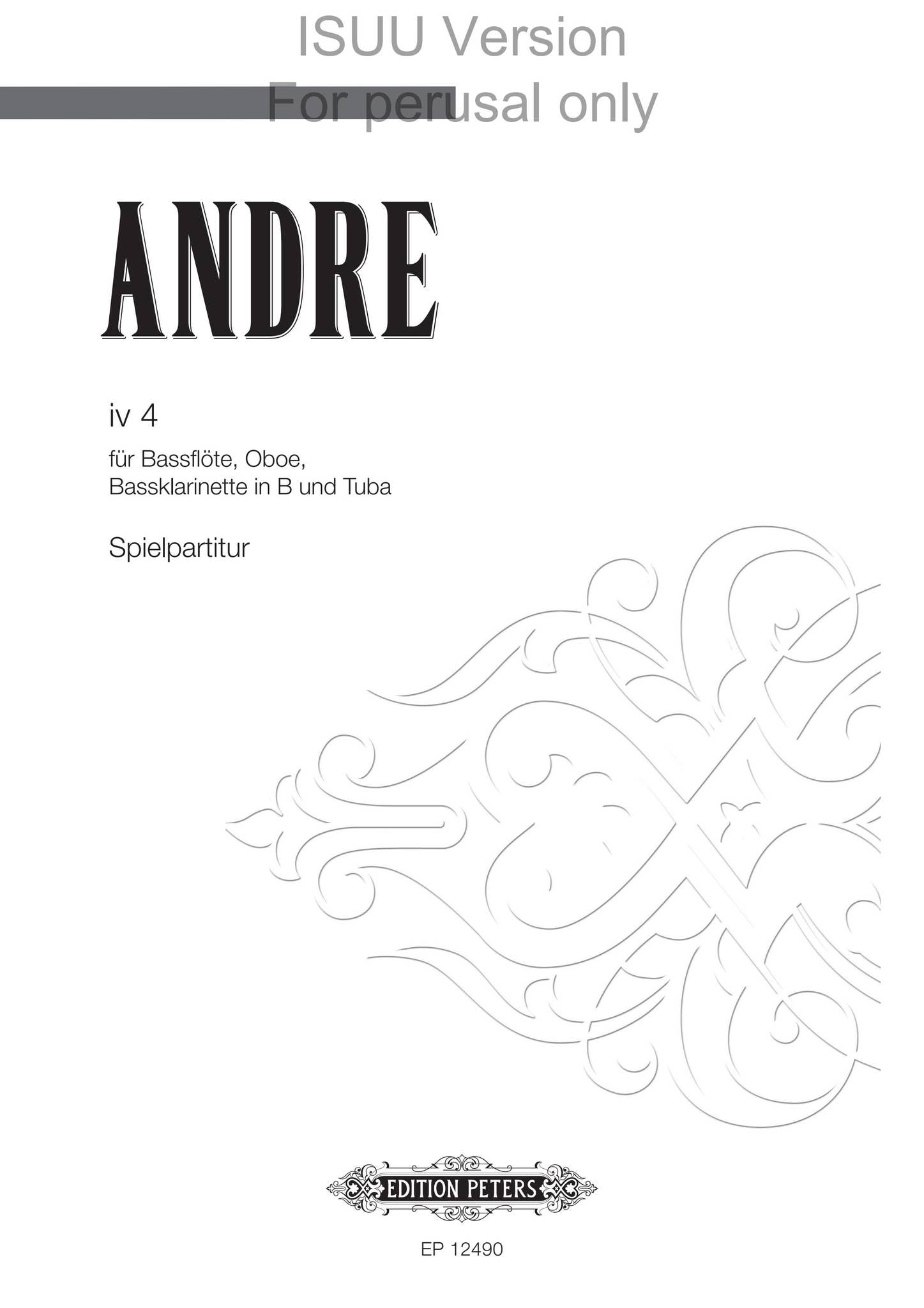 Mark Andre_iv 4_EP12490_Score_ISUU Version - For perusal only_Extracts ...