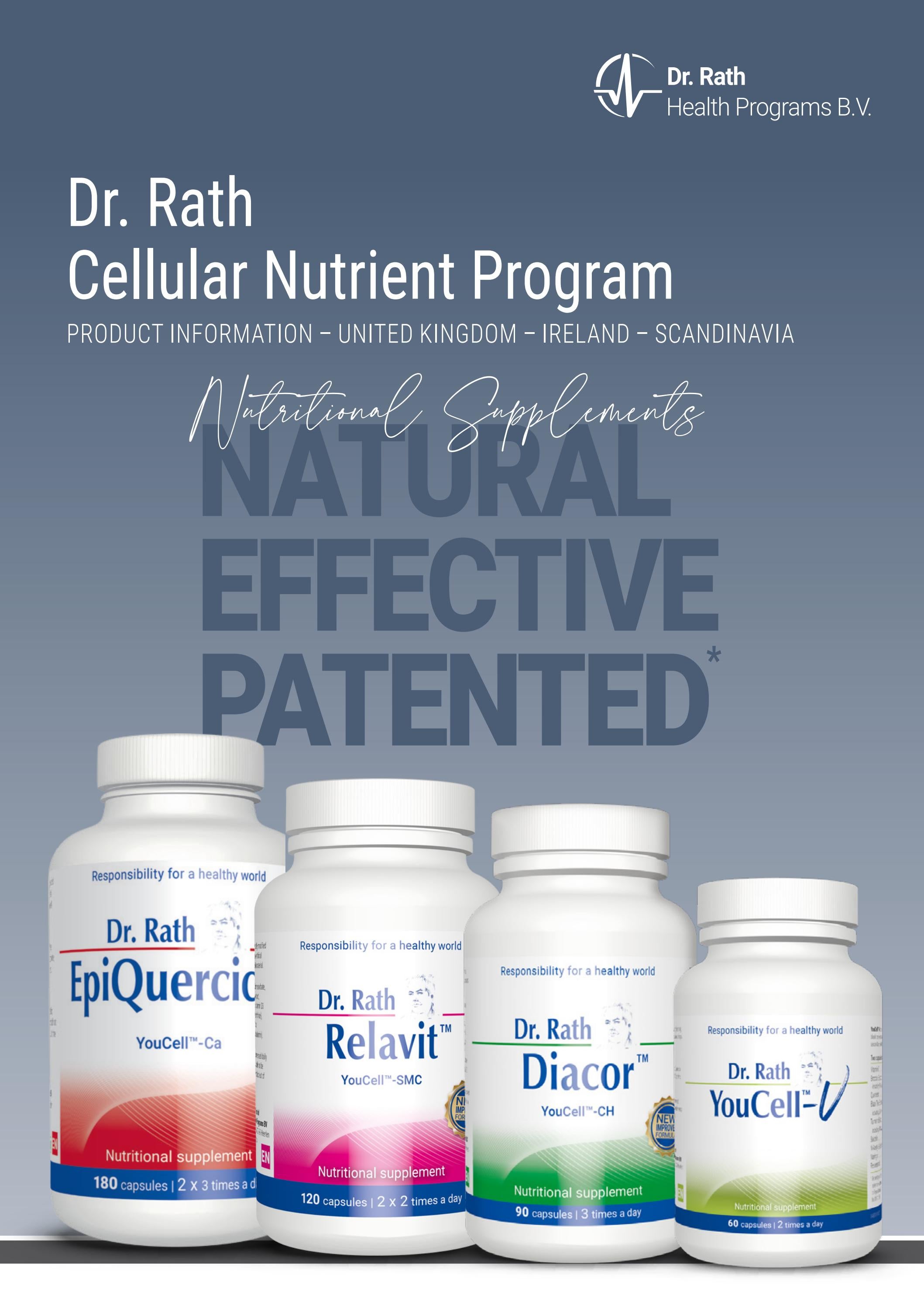 Dr. Rath Cellular Nutrient Program – Product information by Dr. Rath ...