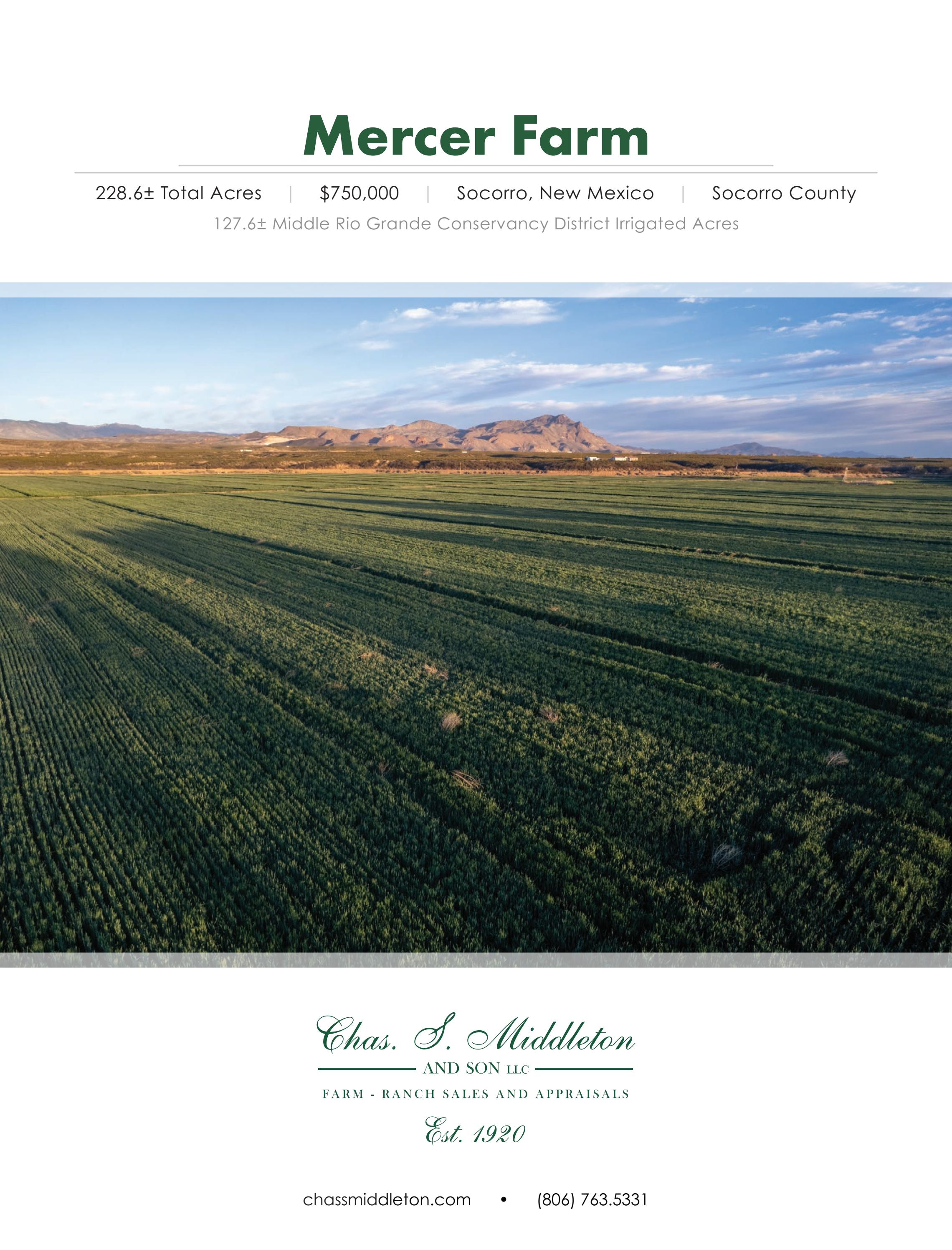 Mercer Farm | Socorro County, New Mexico by csmandson - Issuu