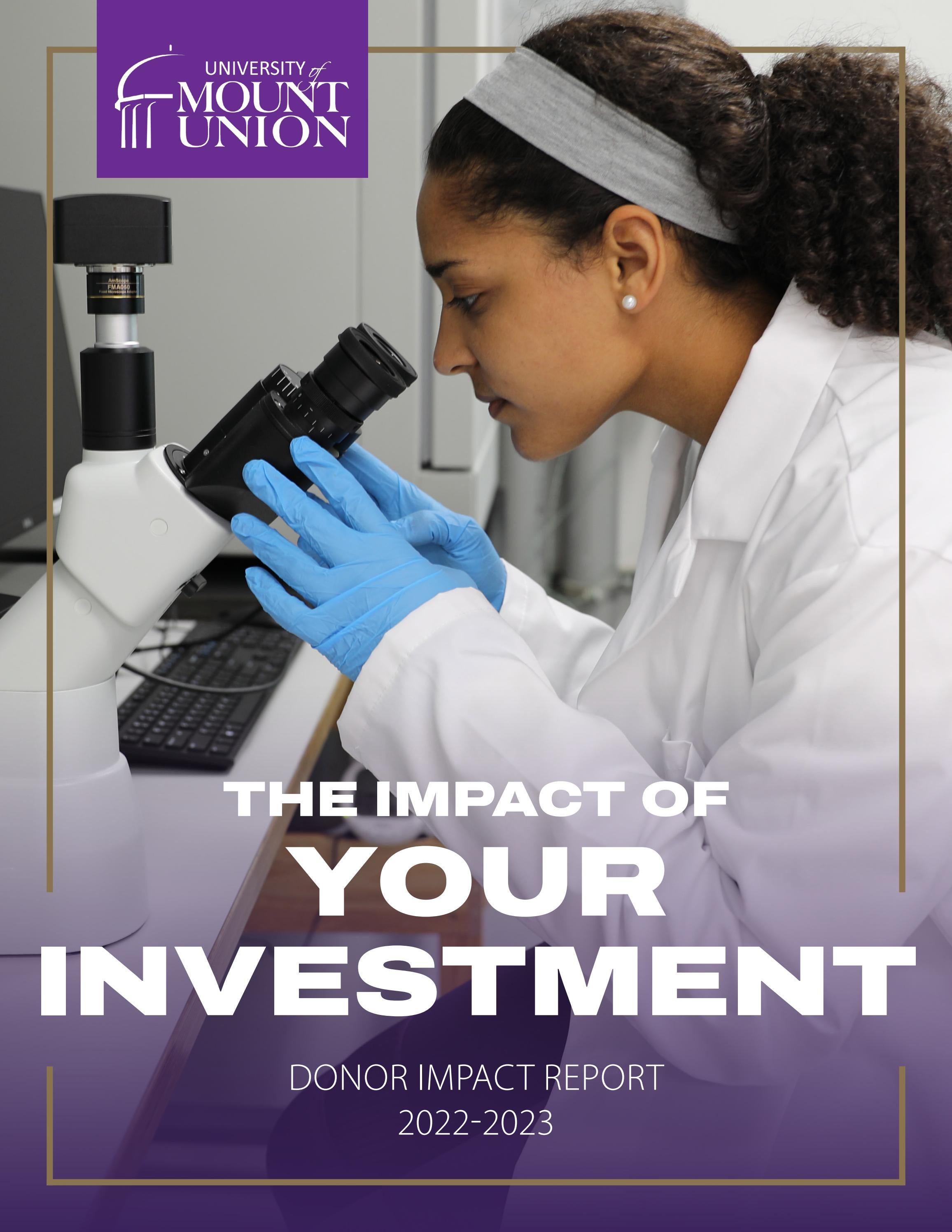 Donor Impact Piece by universityofmountunion - Issuu