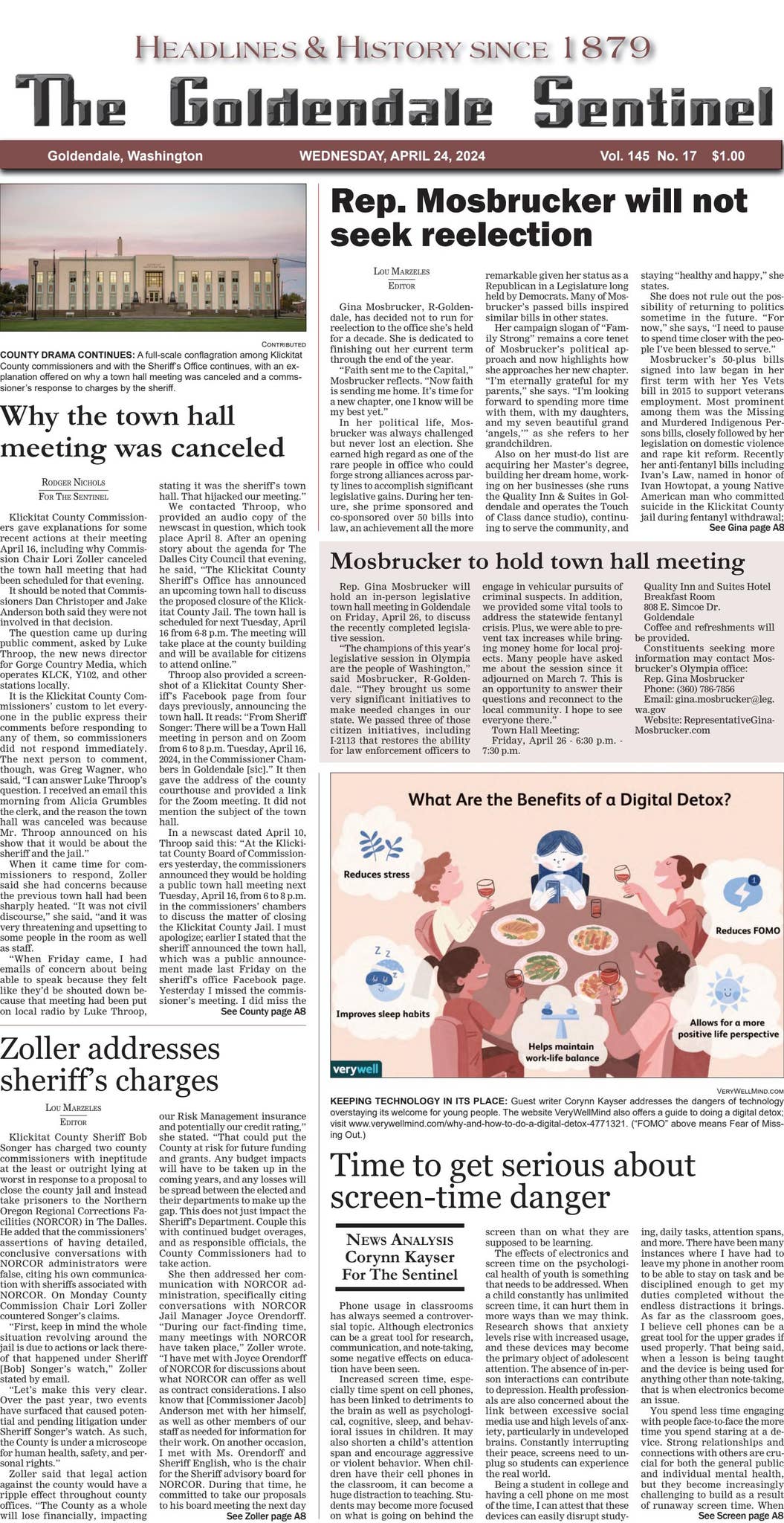 Goldendale Sentinel April 24, 2024 by Goldendale Sentinel - Issuu