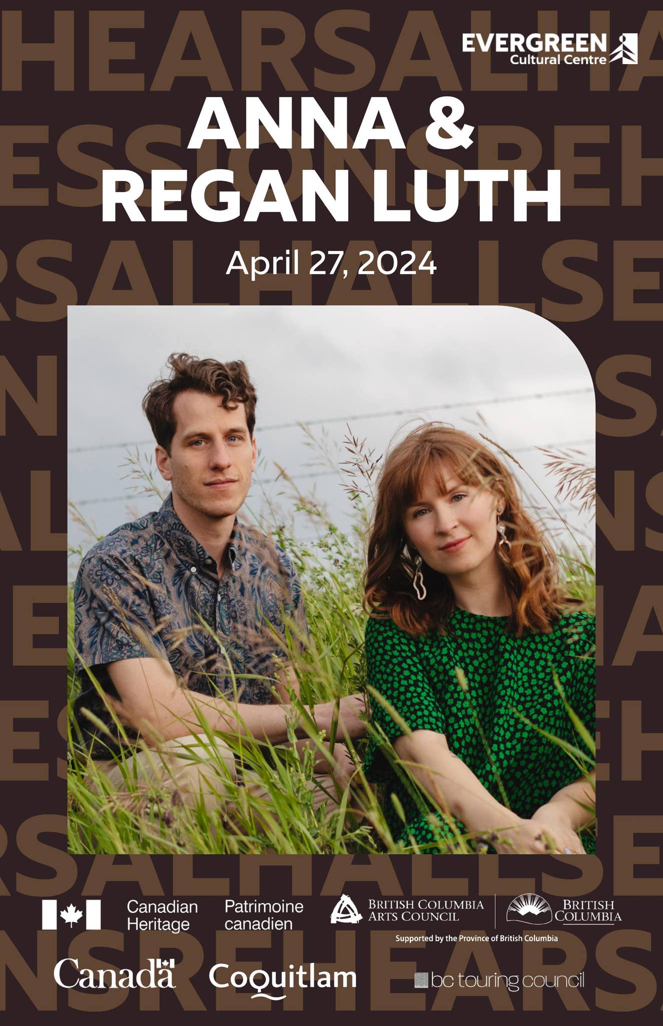 Show Program | Rehearsal Hall Sessions: Anna & Regan Luth by Evergreen ...