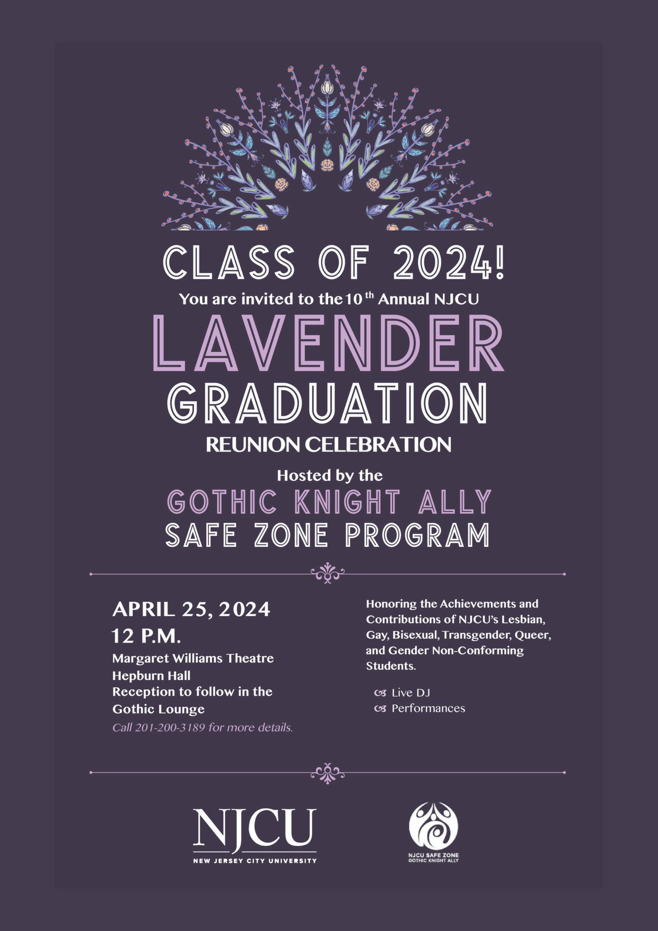 NJCU Lavender Graduation 2024 by NJCU Women's Center - Issuu