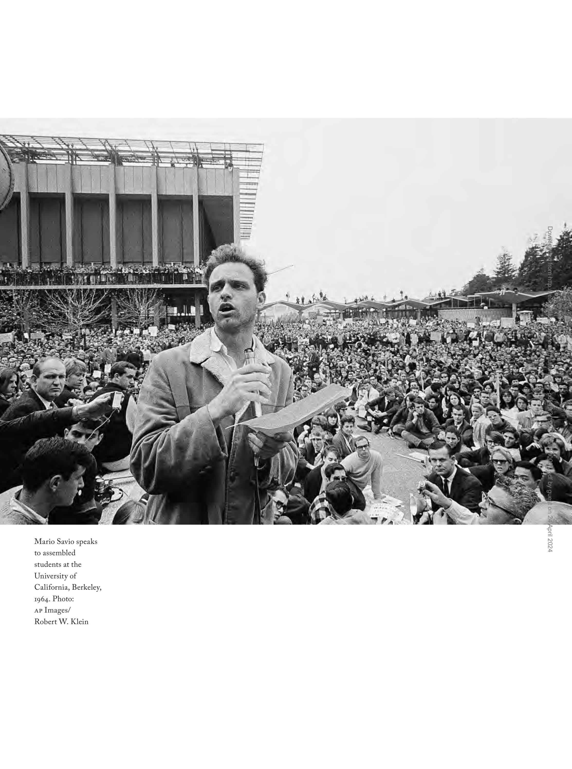Mario Savio at Sproul Hall, University of California Berkeley by ...