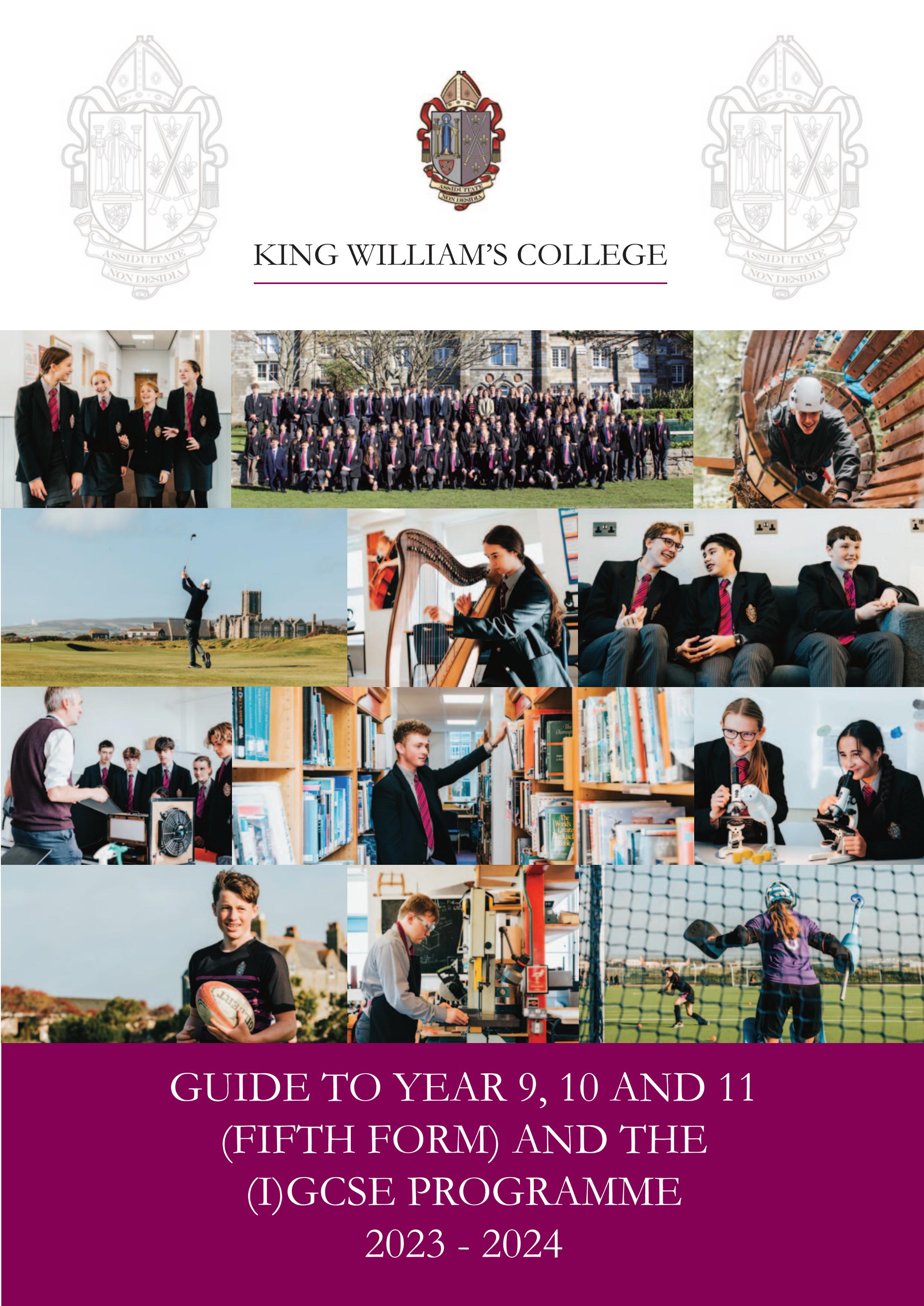 Fifth Form Guide by kingwilliamscollege - Issuu
