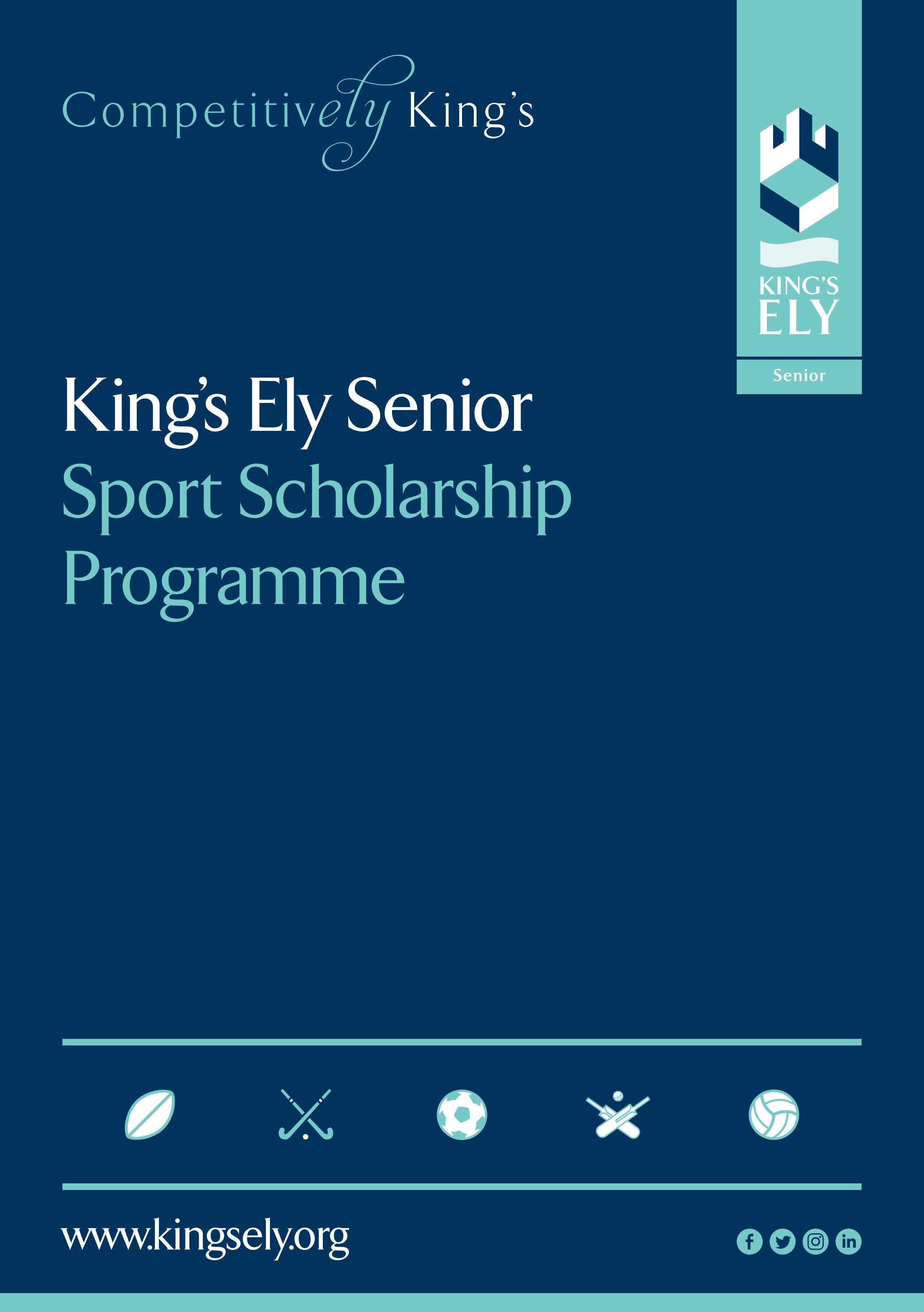 Sport Scholarship Programme by King's Ely - Issuu