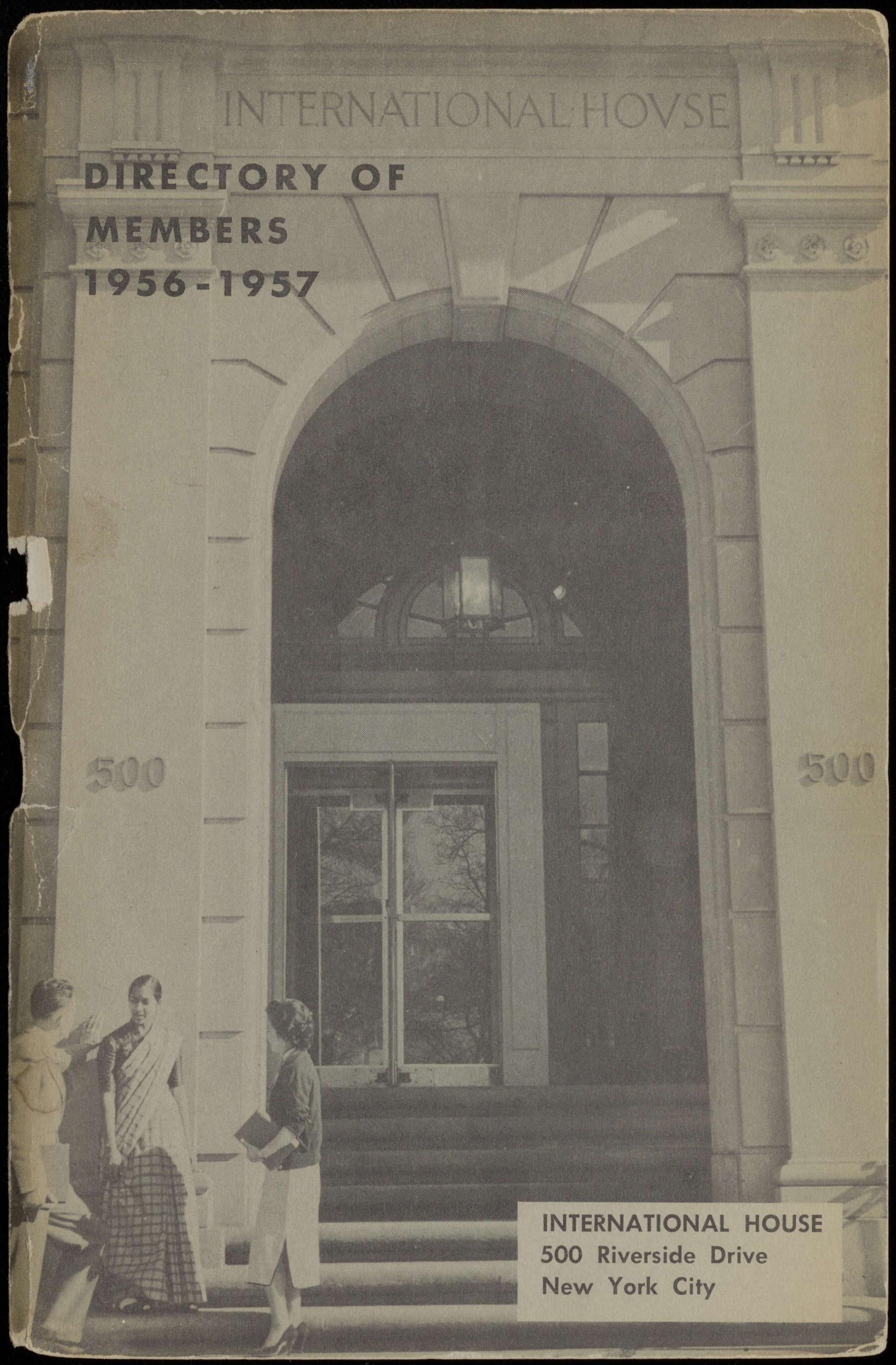 1956-1957 International House Resident Directory and Addendum by ...