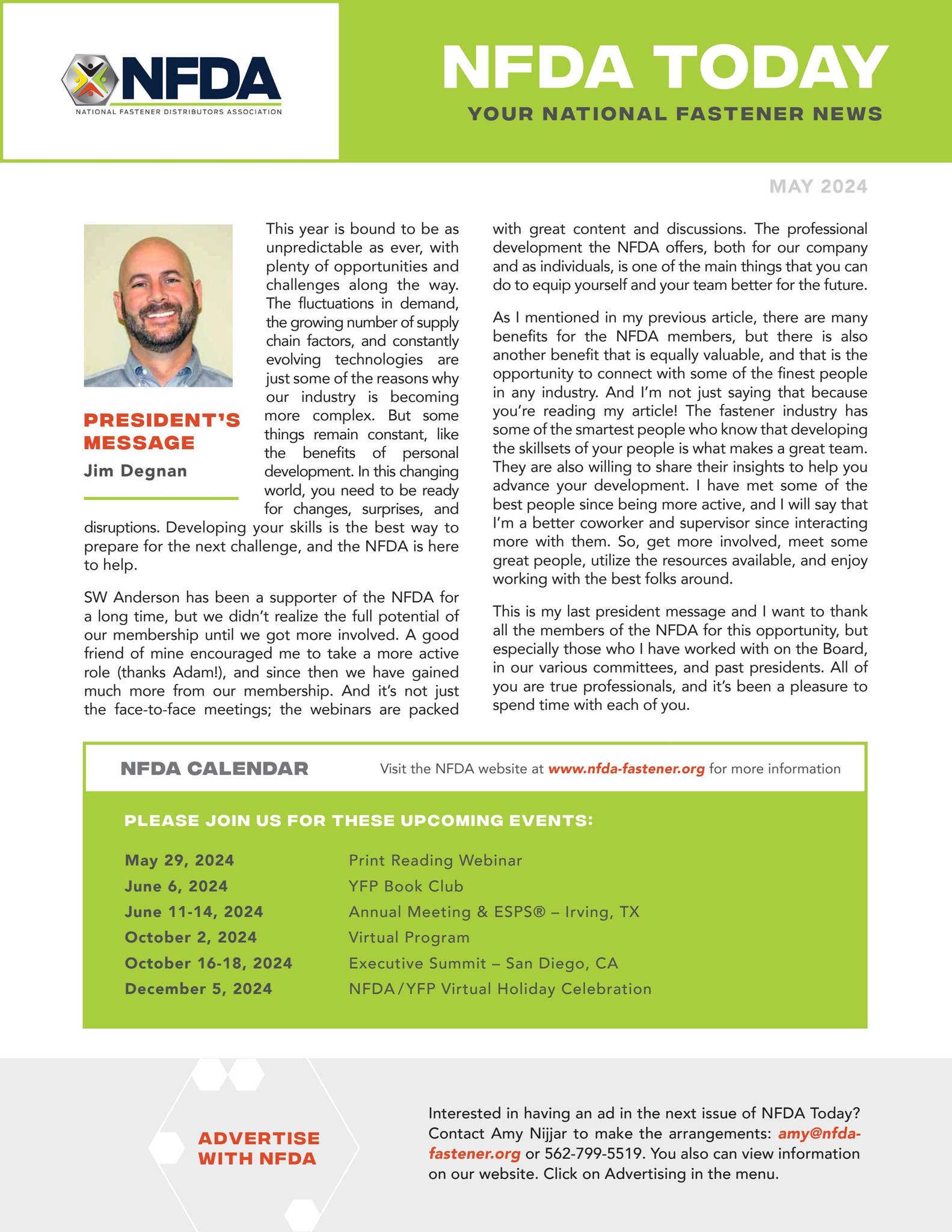May 2024 NFDA Today by National Fastener Distributors Association - Issuu