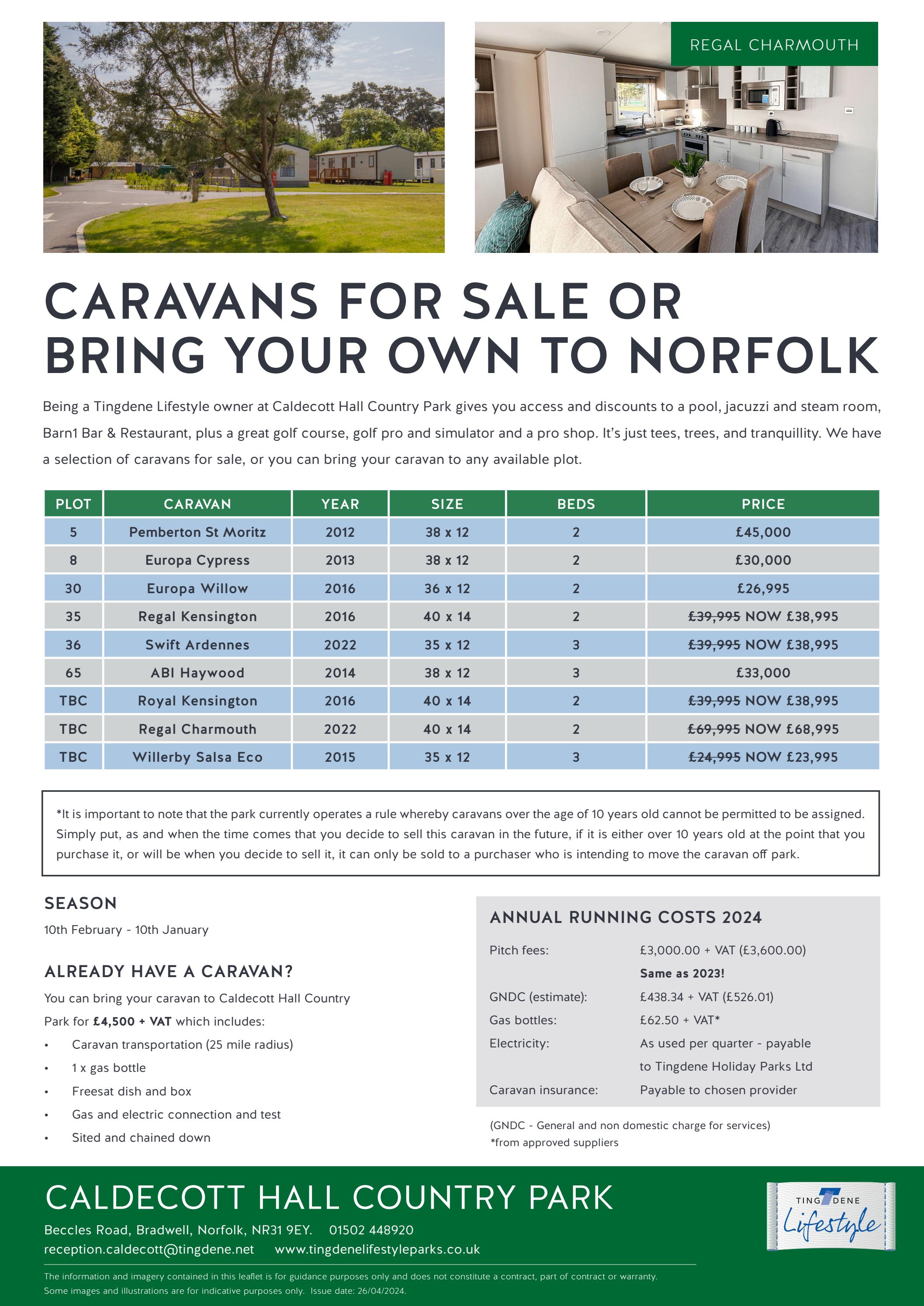 Caldecott Hall Pricelist by Tingdene Group - Issuu