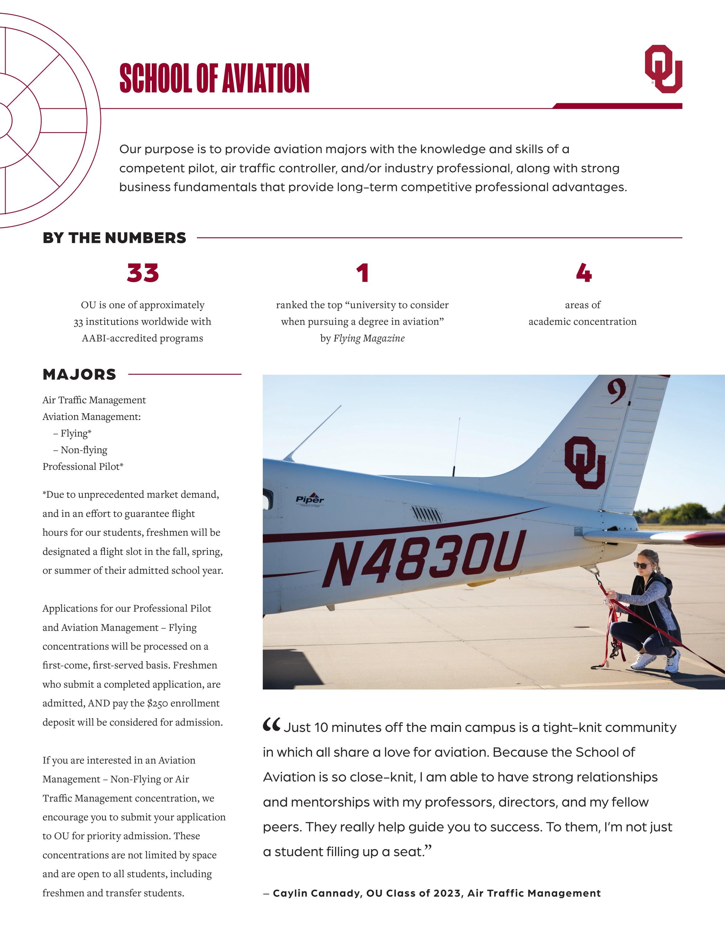 OU School of Aviation - Top Five by The University of Oklahoma - Issuu