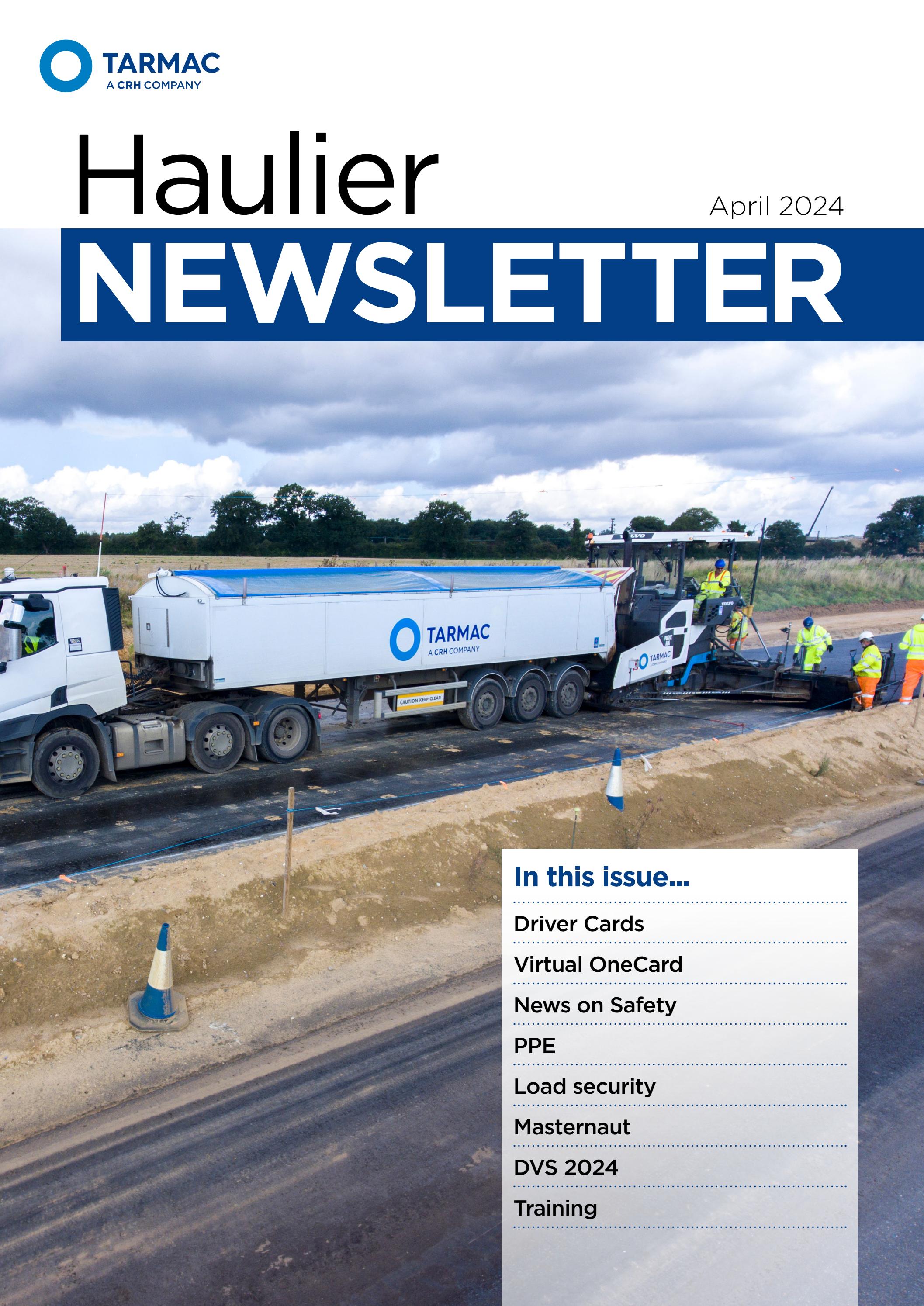 Haulier Newsletter April 2024 by Tarmac - Issuu