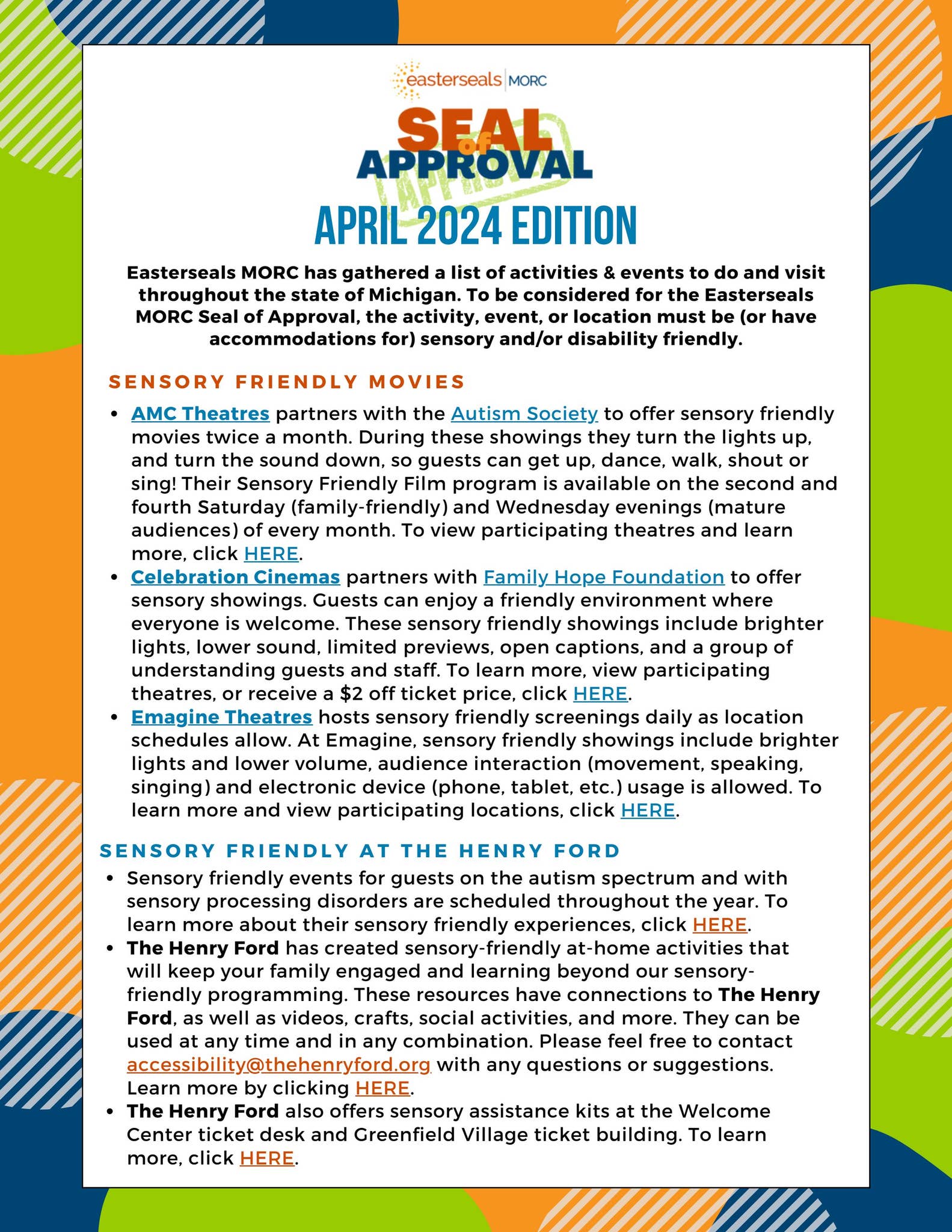 April 2024 Edition - Seal of Approval by Easterseals MORC - Issuu