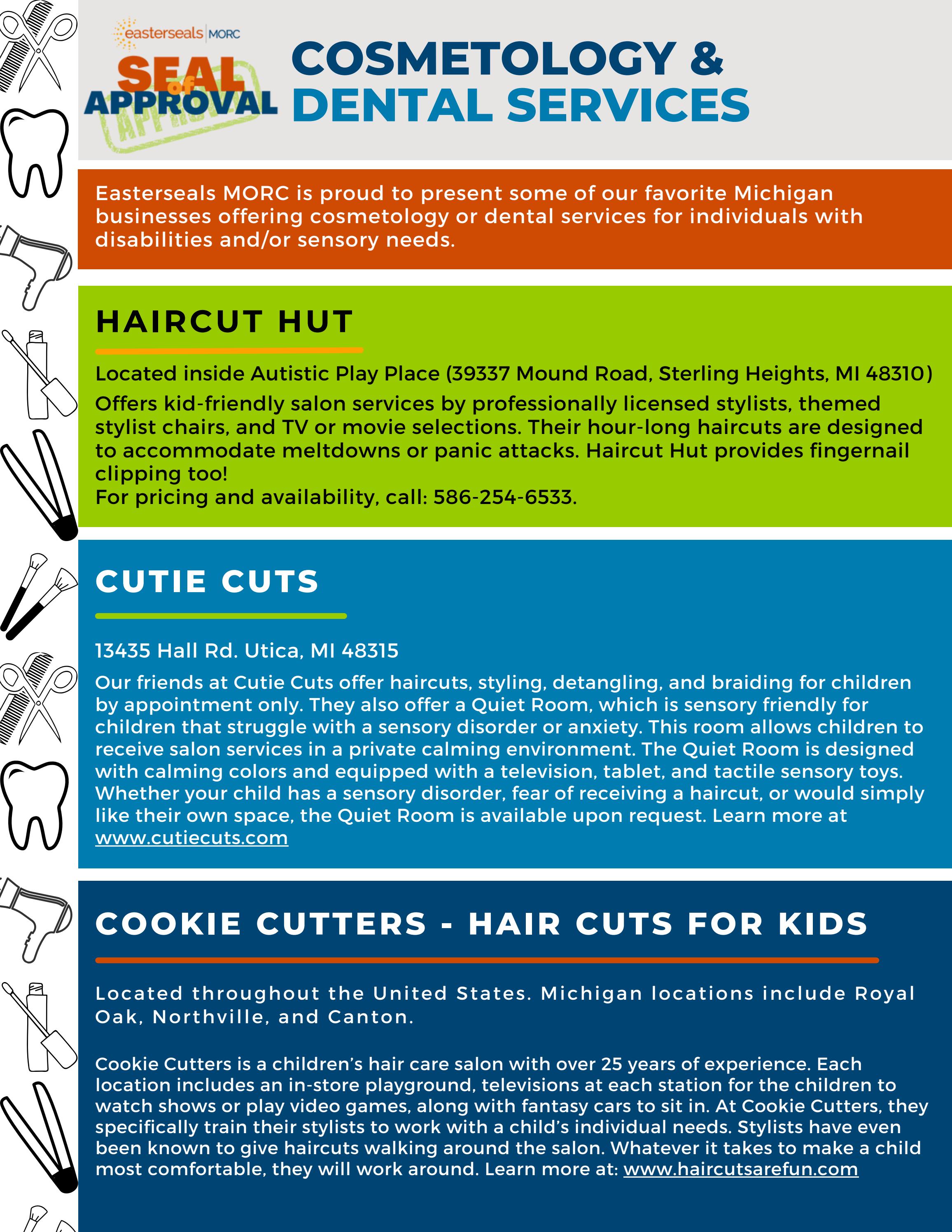Cosmetology & Dental Services - Seal of Approval by Easterseals MORC - Issuu