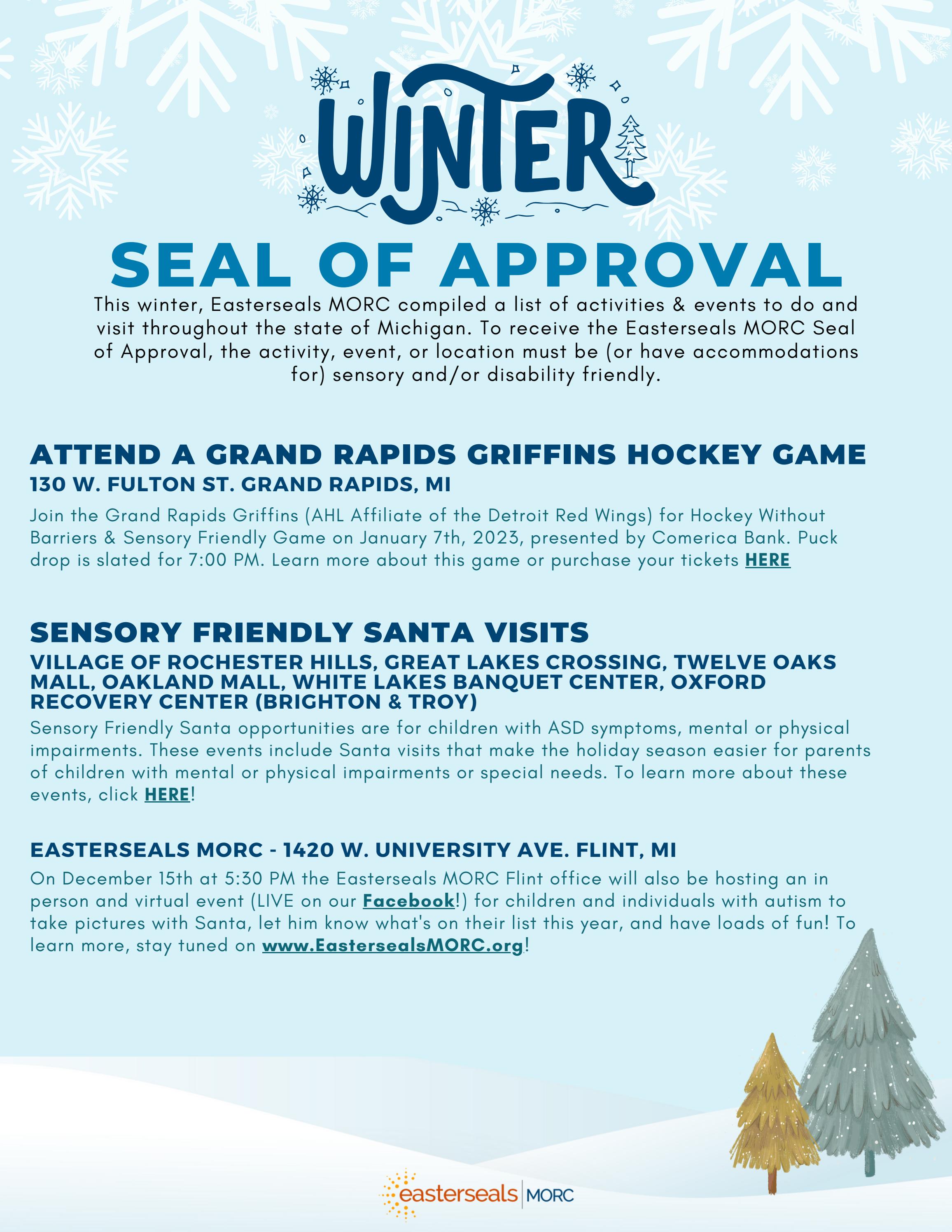Winter 2023 Seal of Approval by Easterseals MORC - Issuu
