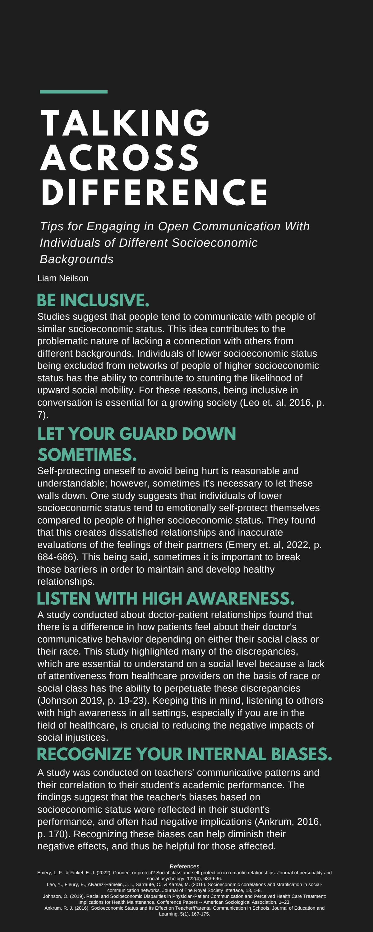 Talking Across Difference by liamneilson - Issuu