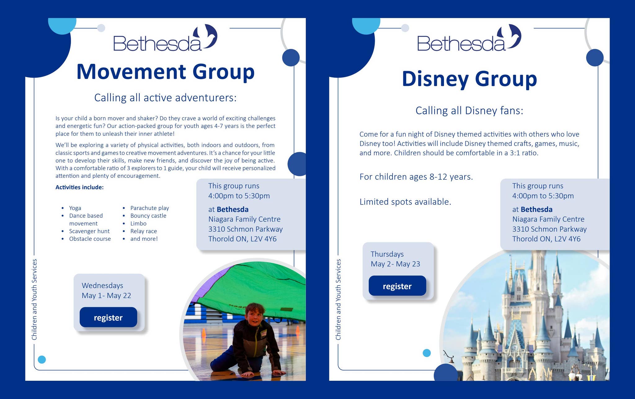 Children and Youth Services | Movement and Disney Groups by Bethesda ...