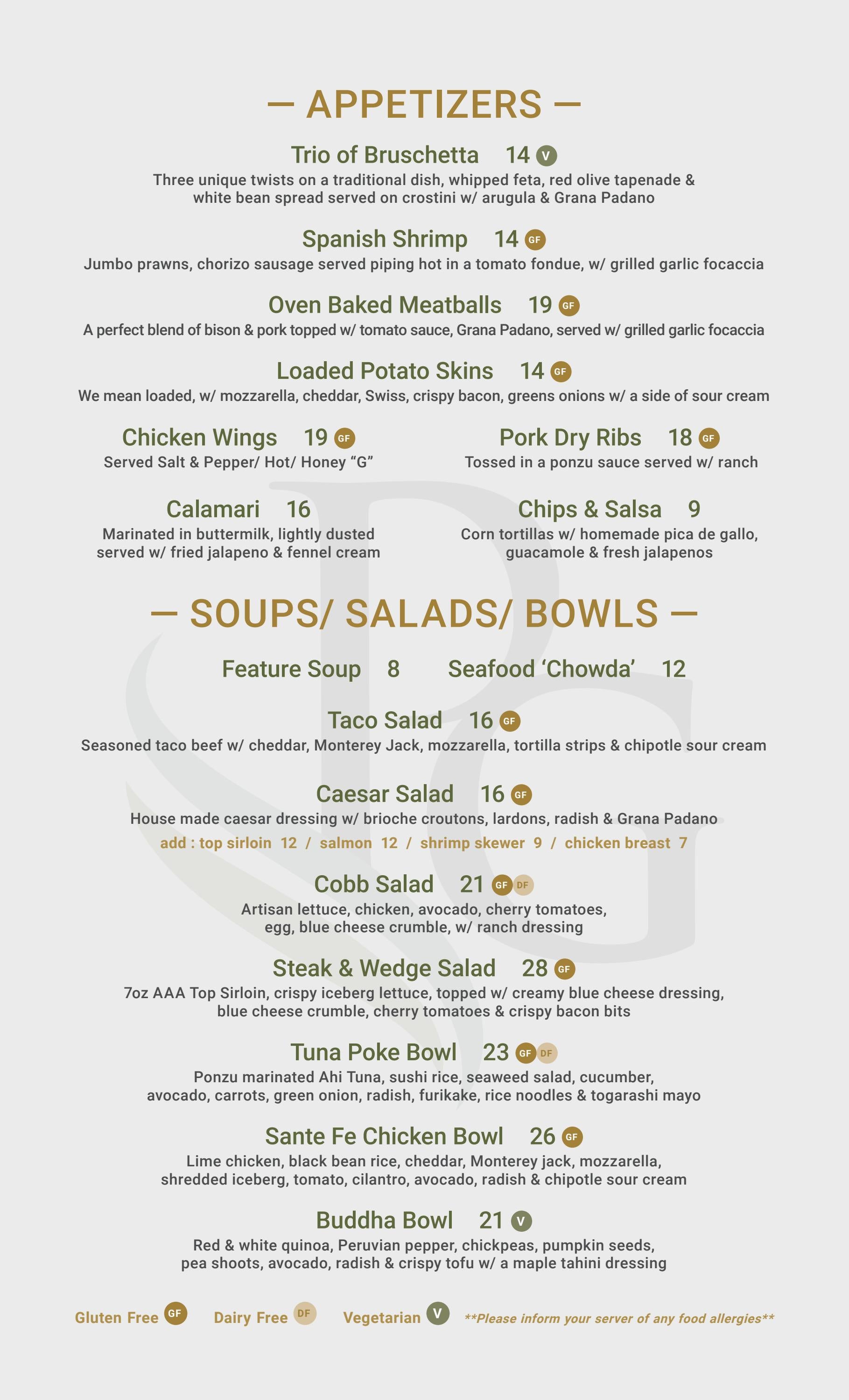 The Grandview Menu by priddisgreens - Issuu