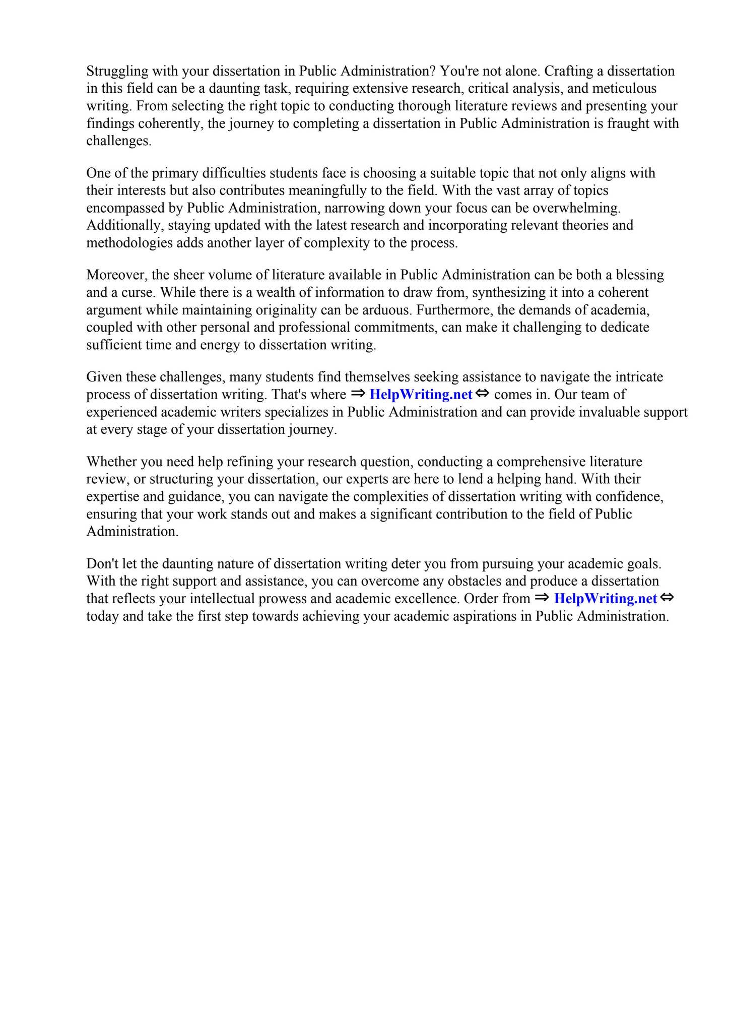 Dissertation Public Administration Topics by Kelly Belhumer - Issuu