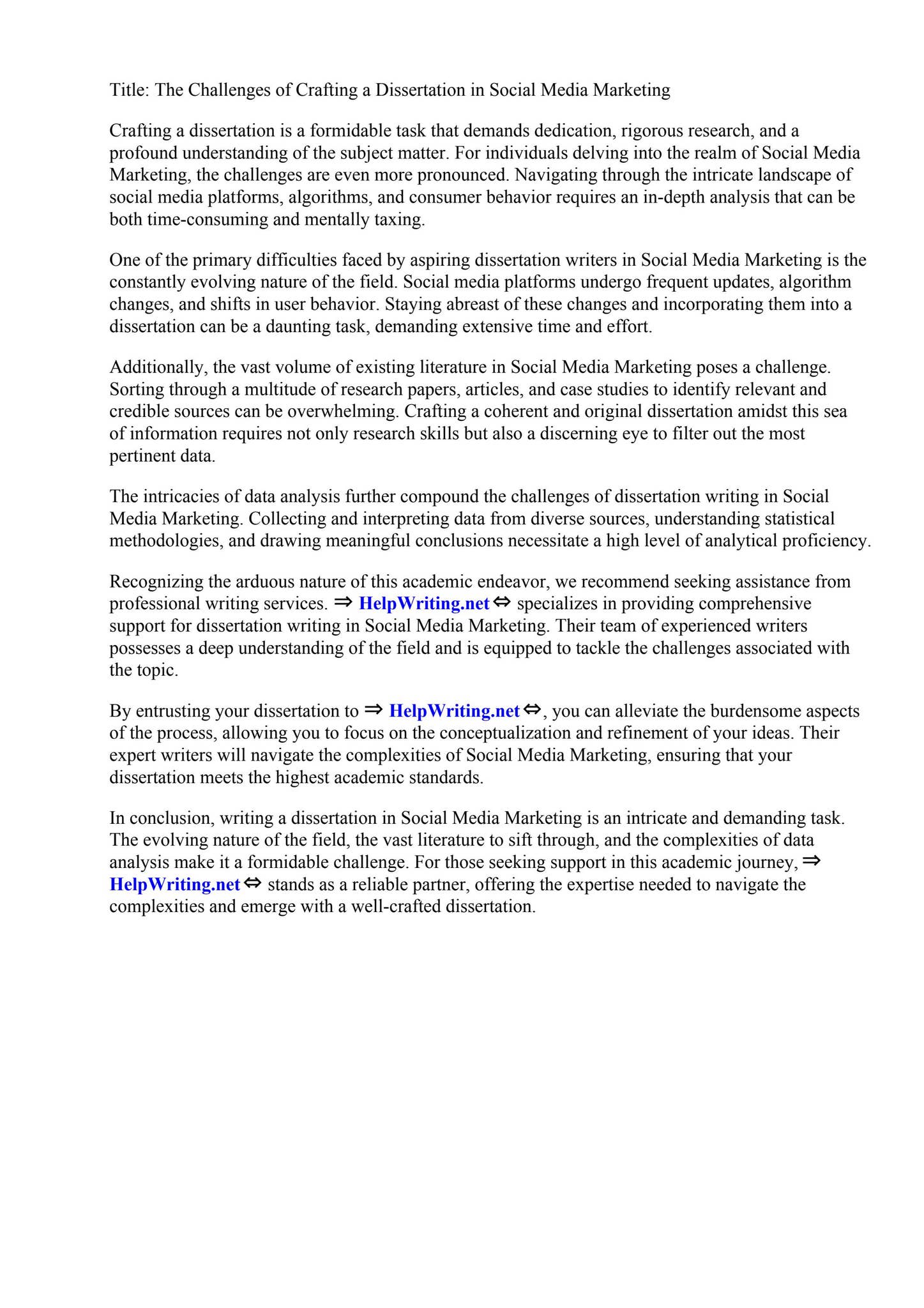 Dissertation Social Media Marketing by Michelle Radtke - Issuu