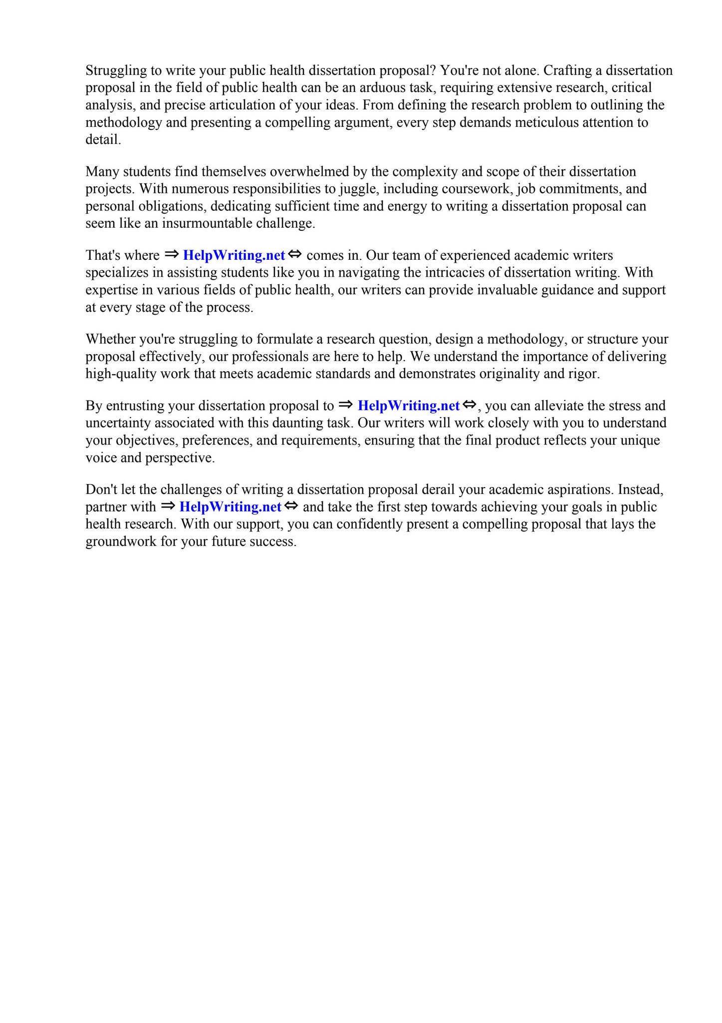 Public Health Dissertation Proposal Examples by Lynnette Collins - Issuu