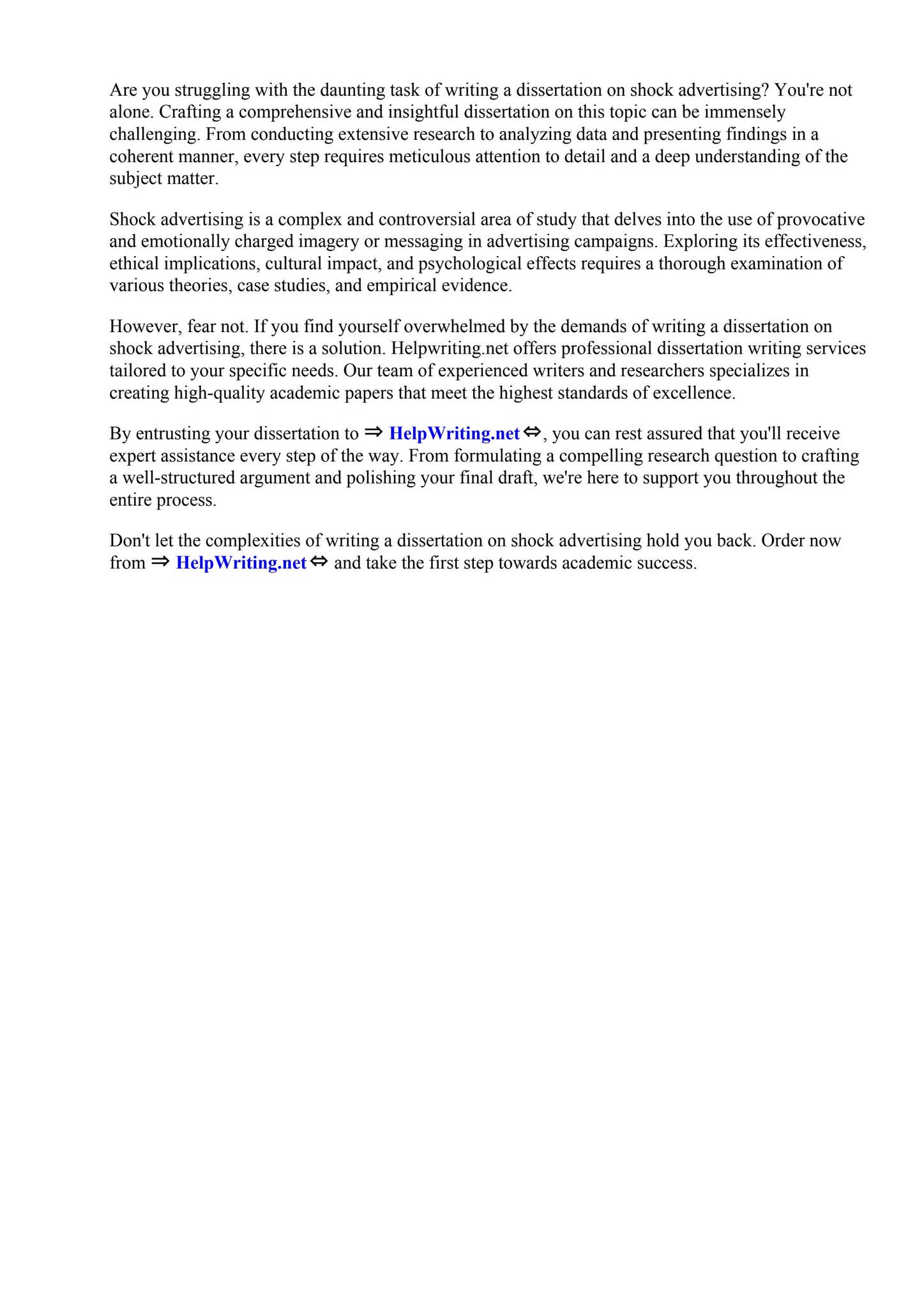 Shock Advertising Dissertation Ideas by Patricia Thomas - Issuu
