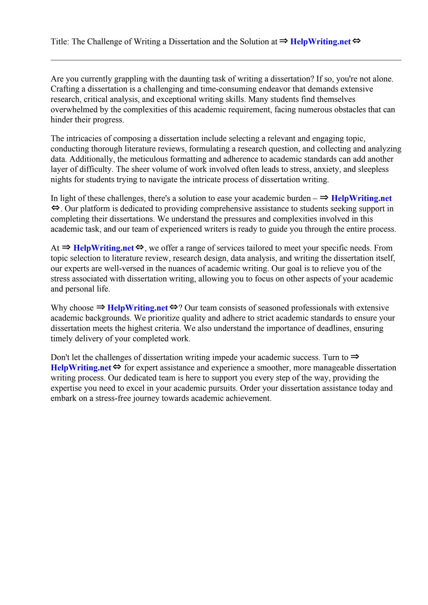 Rediger Une Dissertation Anglais by Vanessa Moore - Issuu