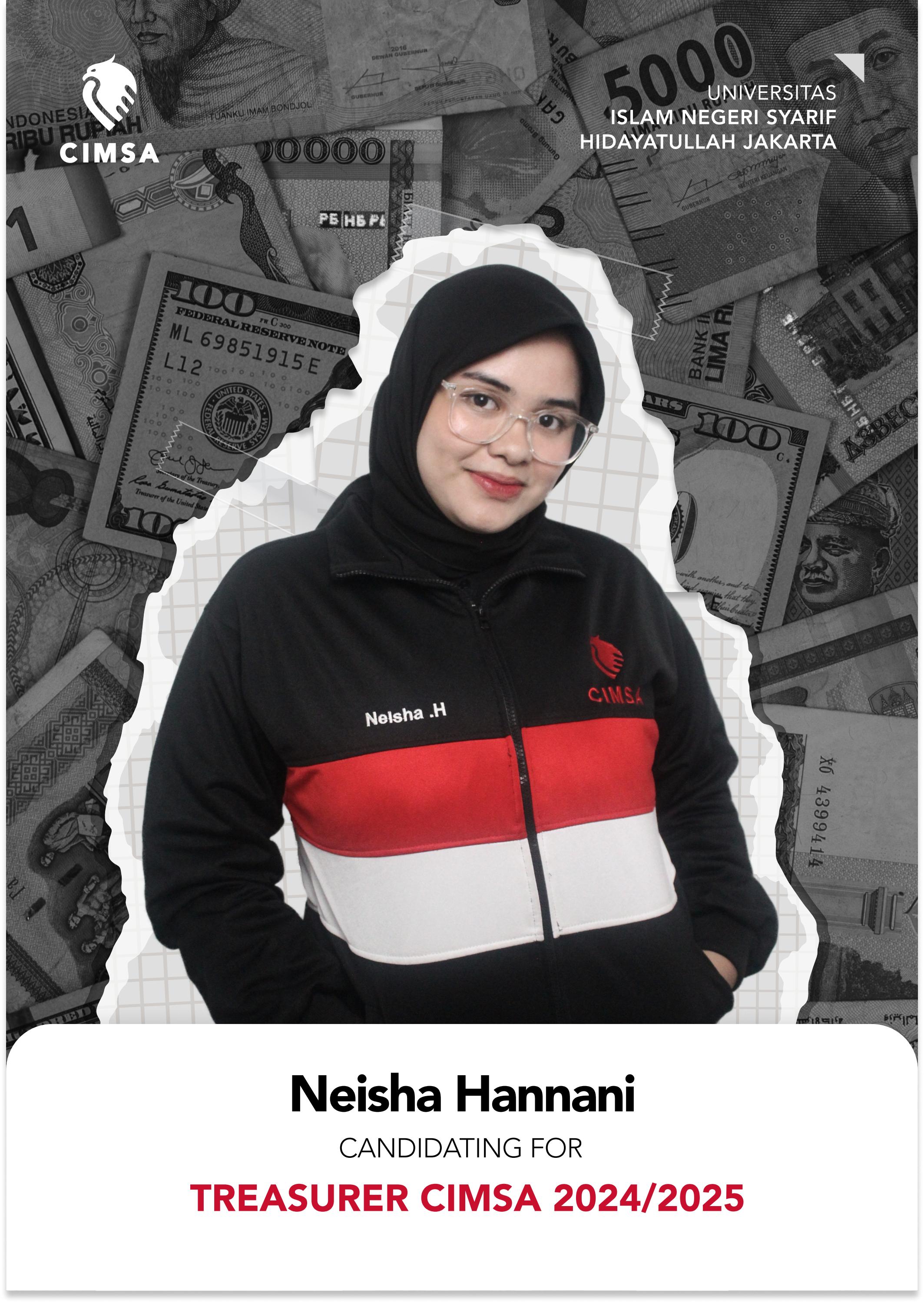 Candidature Plan: Neisha Hannani for Treasurer CIMSA Indonesia 2024 ...