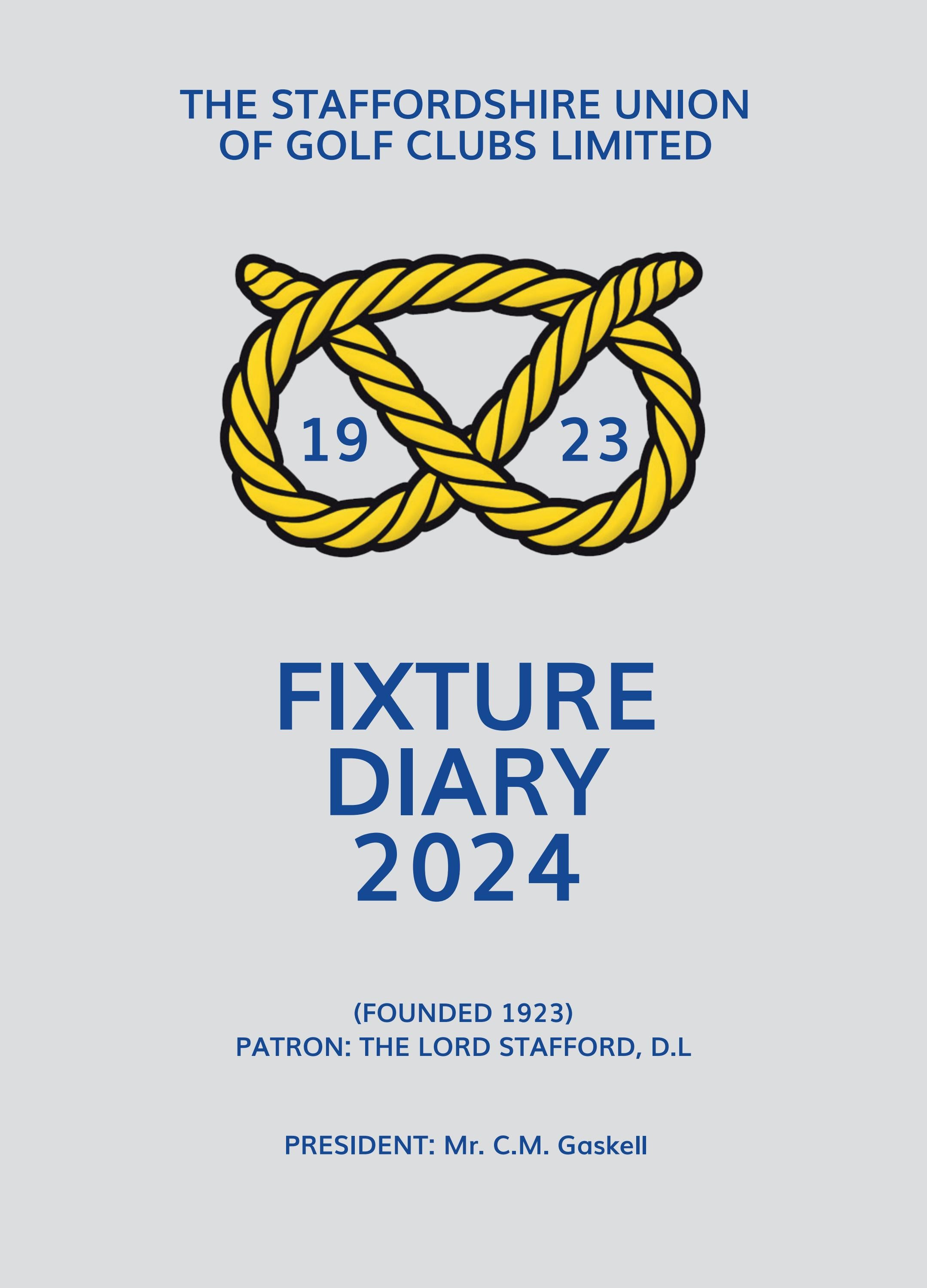 The Staffordshire Union of Golf Clubs Fixture Diary 2024 by ...