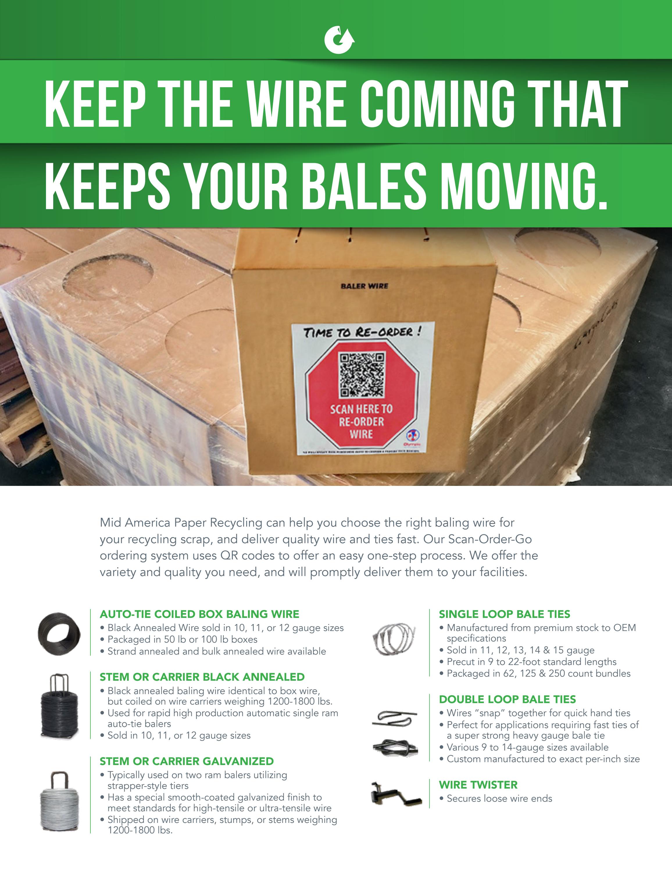 Bale Wire Services by Mid America Paper Recycling by Drucker Group, Inc ...