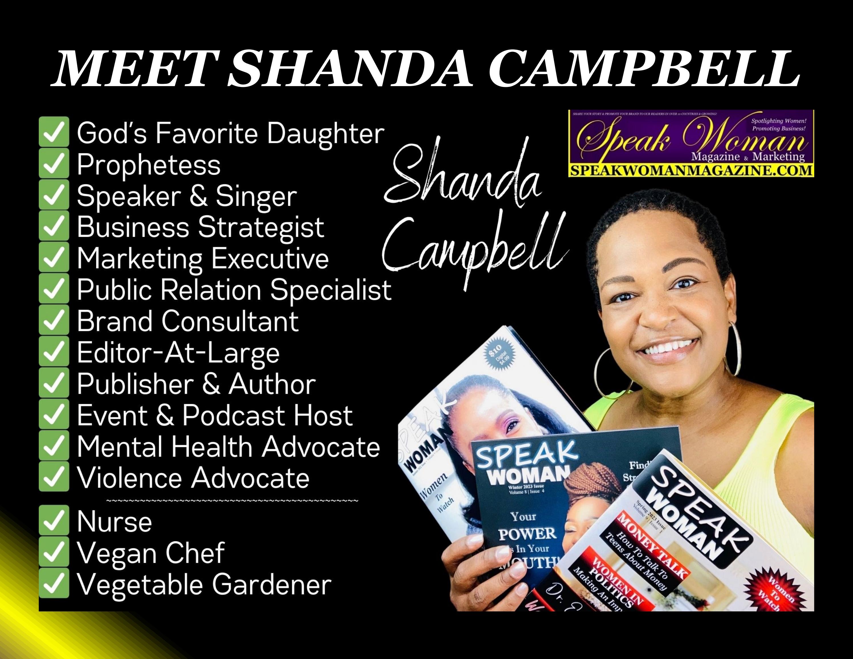 Shanda Campbell Portfolio by Speak Woman Magazine - Issuu