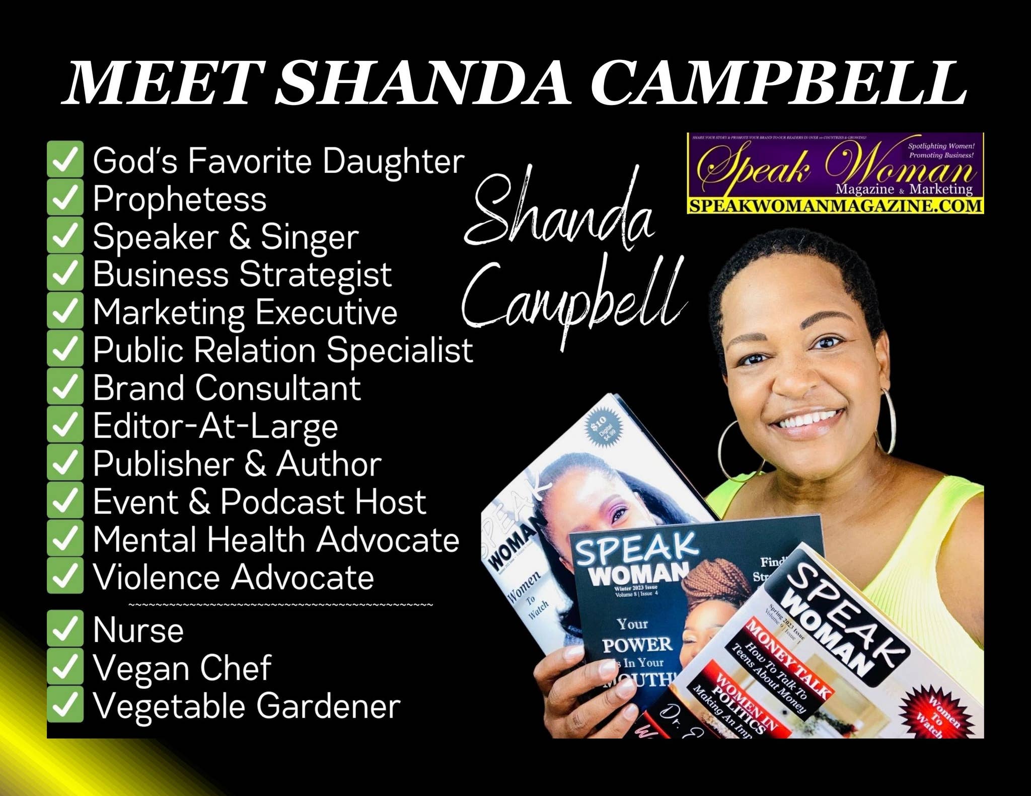 Shanda Campbell Portfolio by Speak Woman Magazine - Issuu