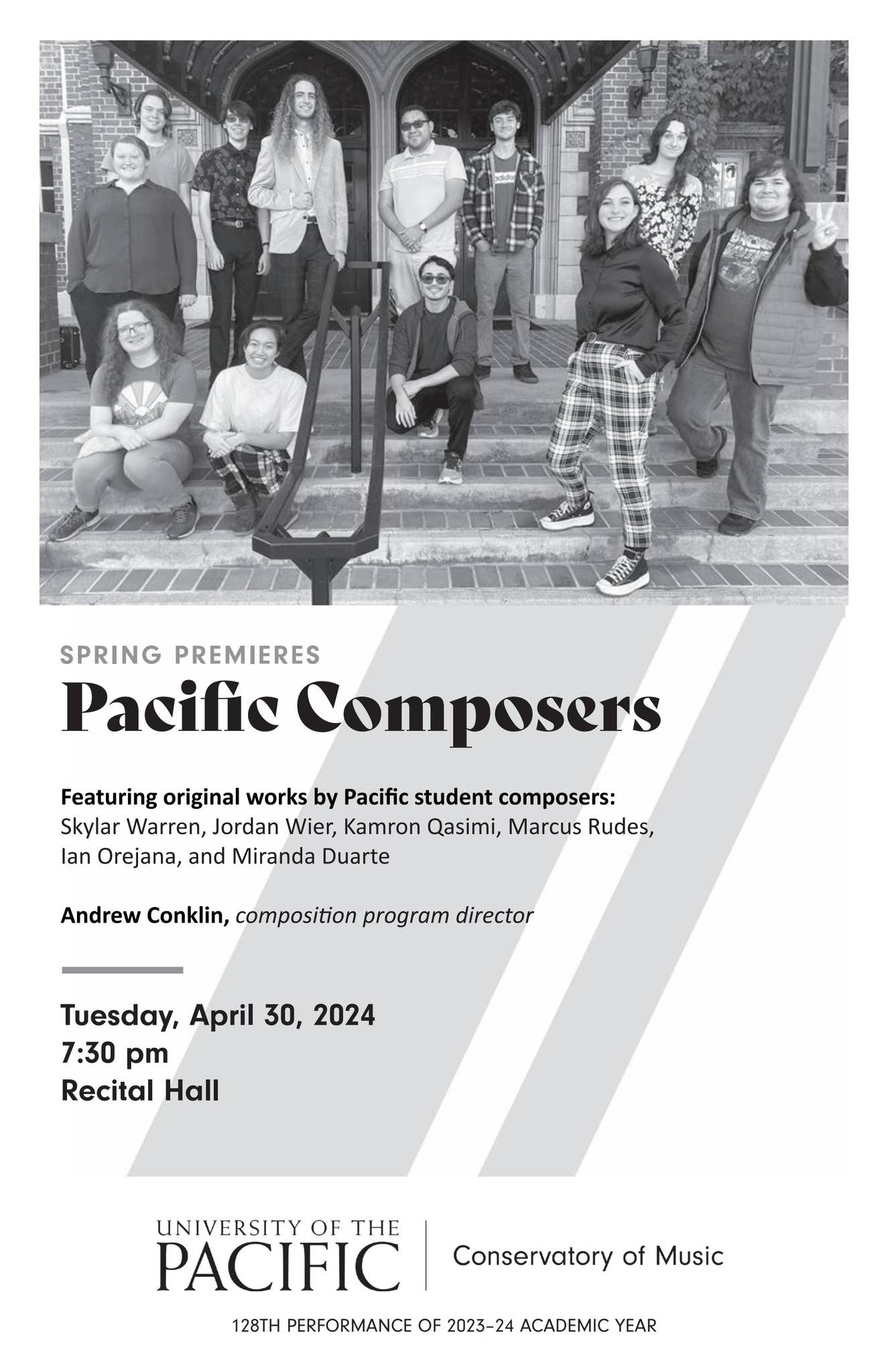 Pacific Composers, Spring 2024 Premiers by University of the Pacific ...