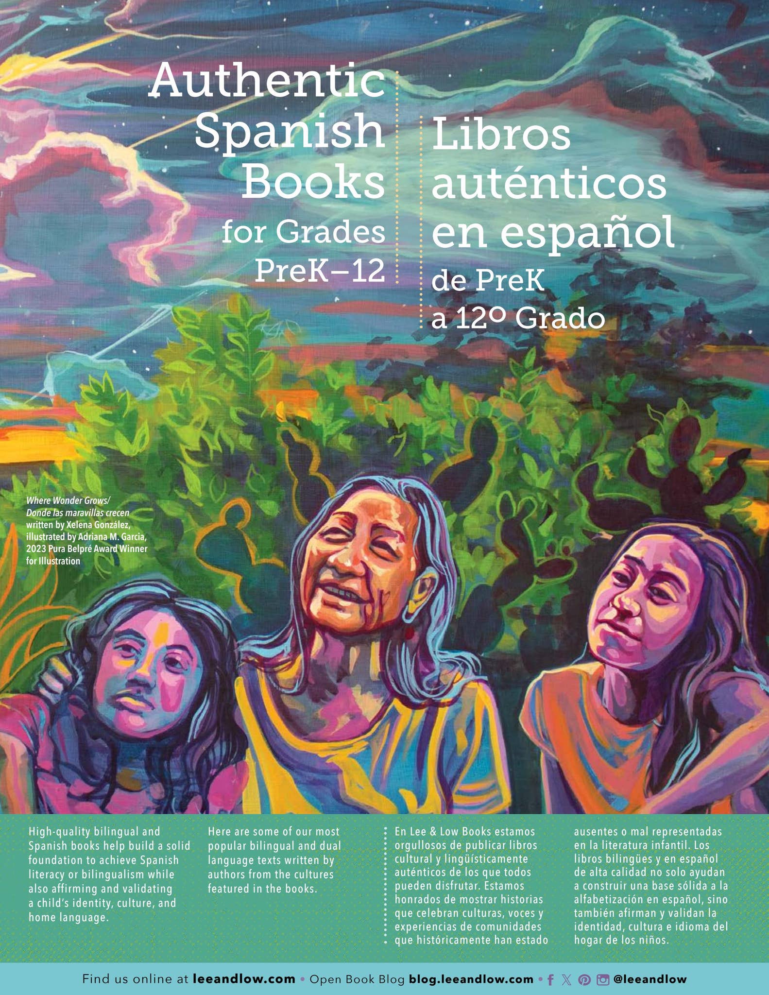 Authentic Spanish Books for Grades PreK–12 by Lee & Low Books - Issuu