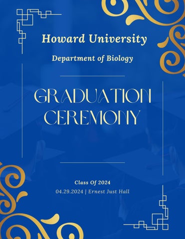 Howard University Graduation Ceremony 2024 by Howard University Biology ...
