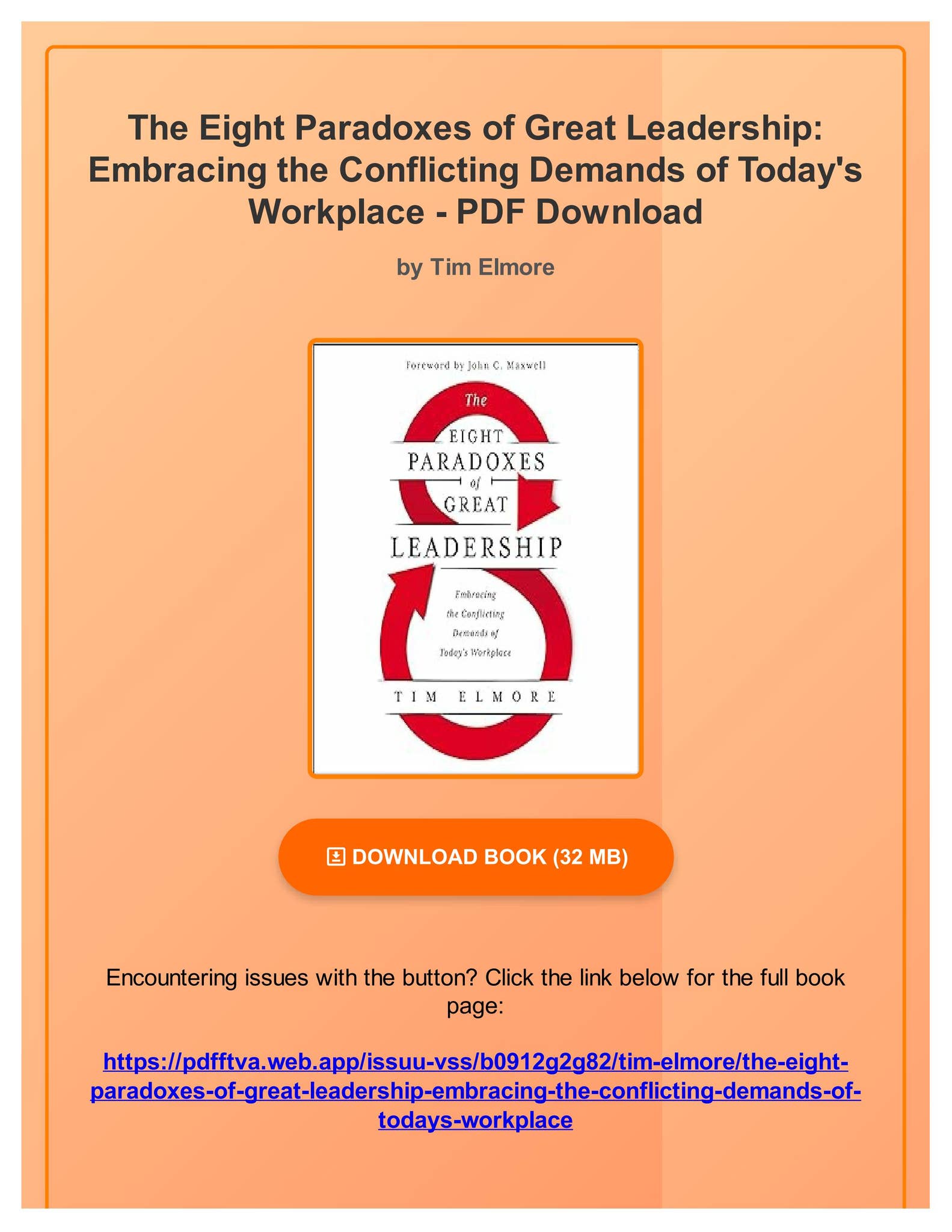 [PDF) The Eight Paradoxes of Great Leadership: Embracing the ...