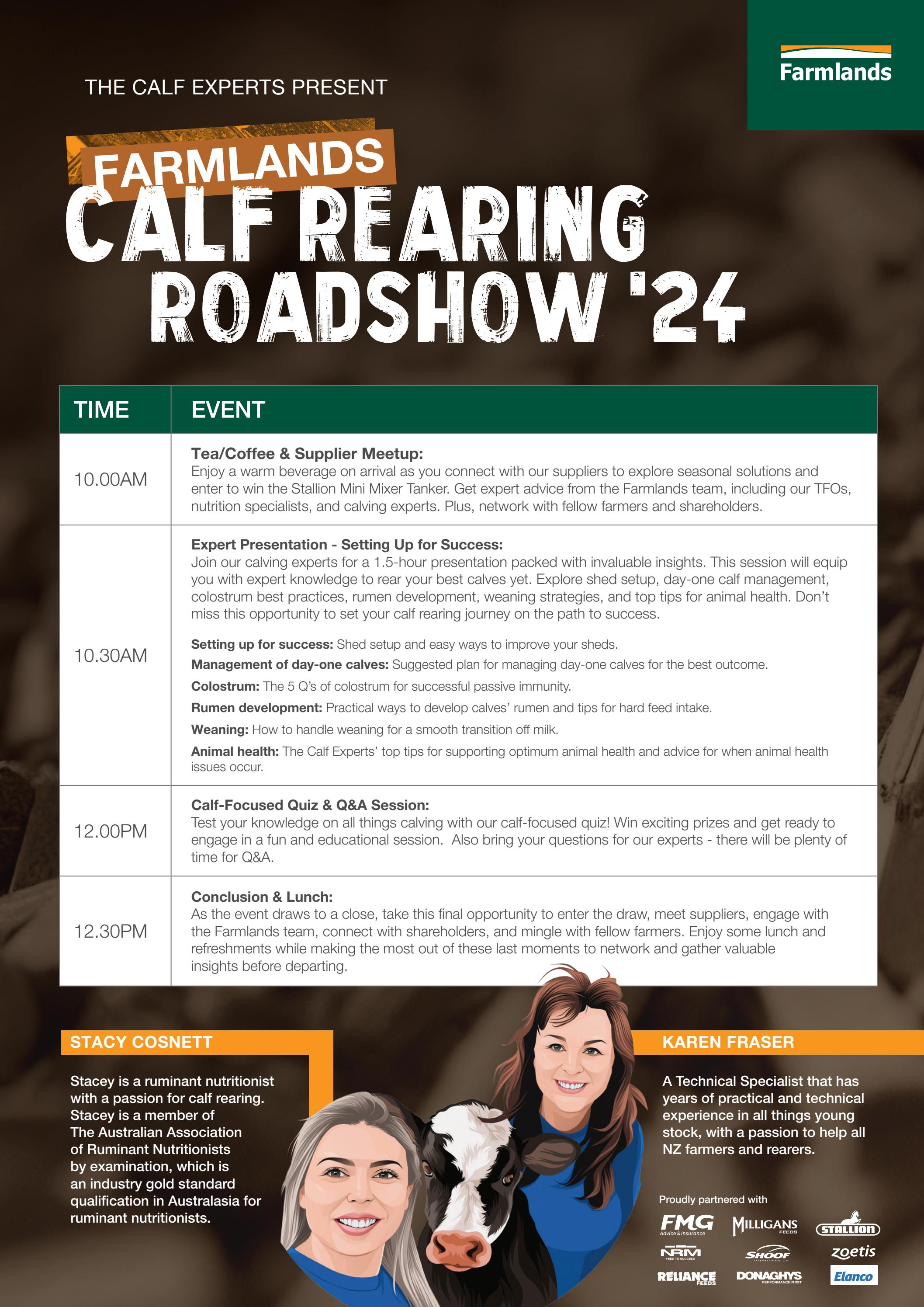 Farmlands Calf Rearing Roadshow 2024 Event Agenda by Farmlands - Issuu