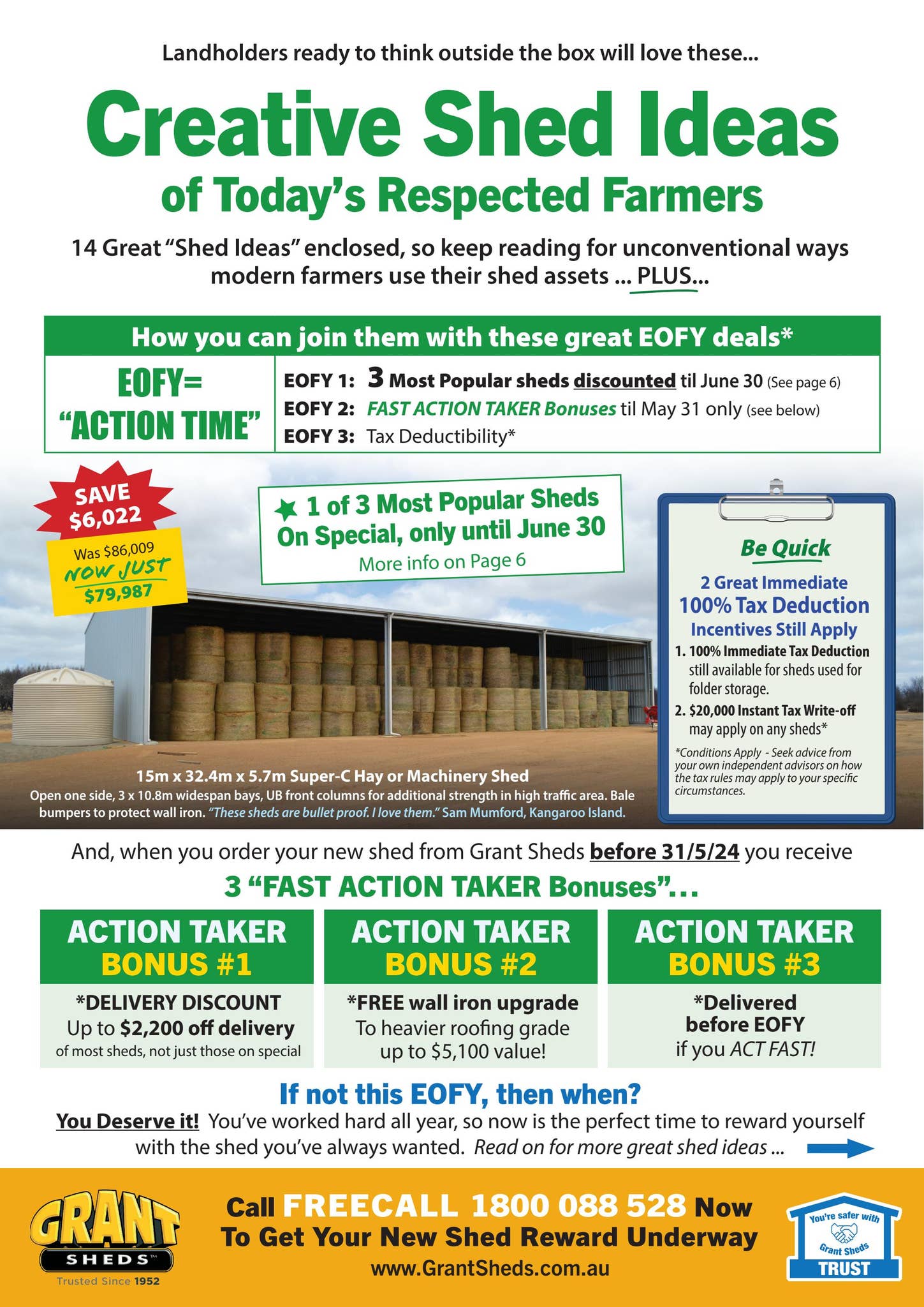 Grant Sheds: Creative Shed Ideas Flyer by Alison Halupka - Issuu