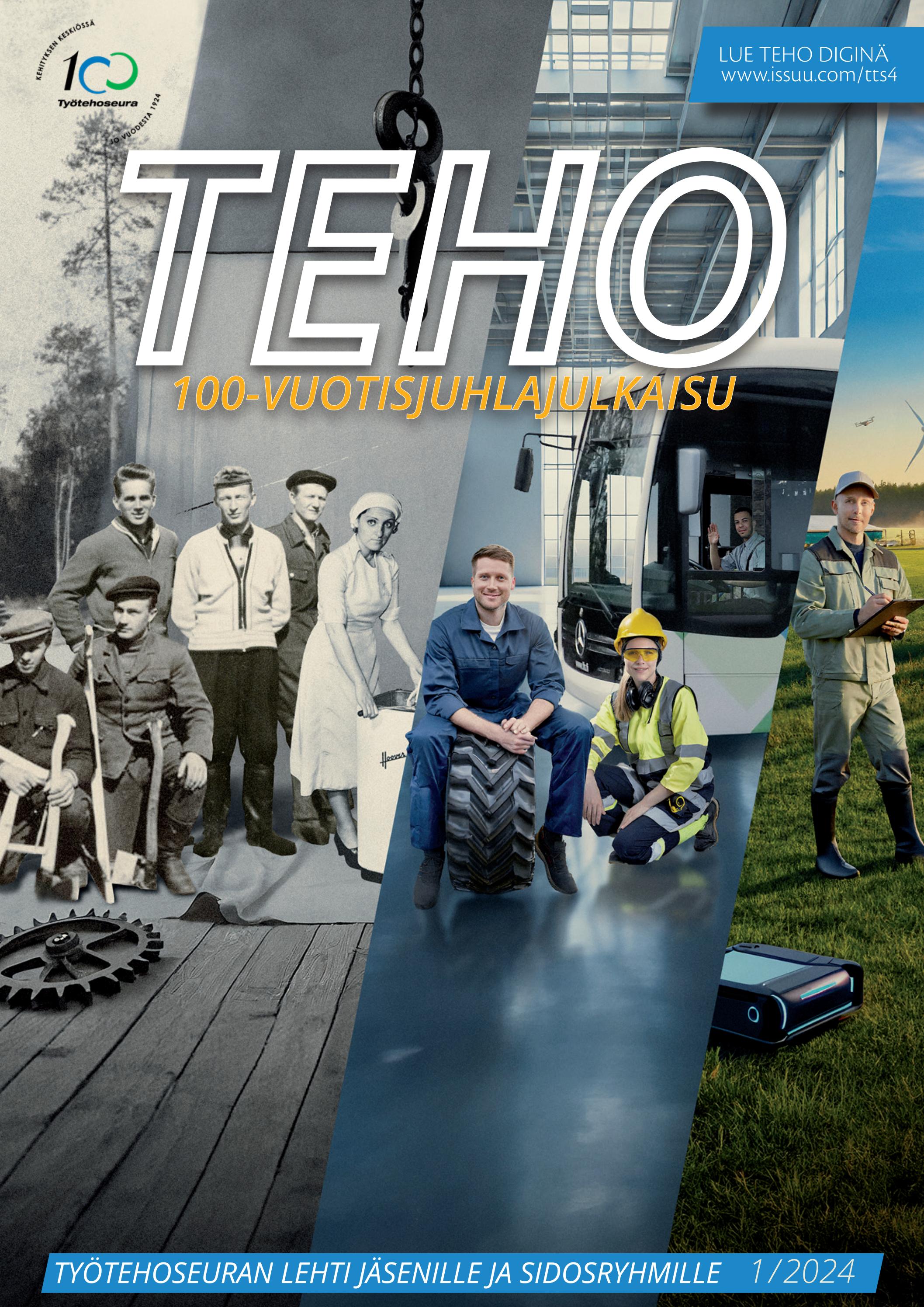 TEHO-lehti 1/2024 Juhlanumero by TTS Työtehoseura - Issuu