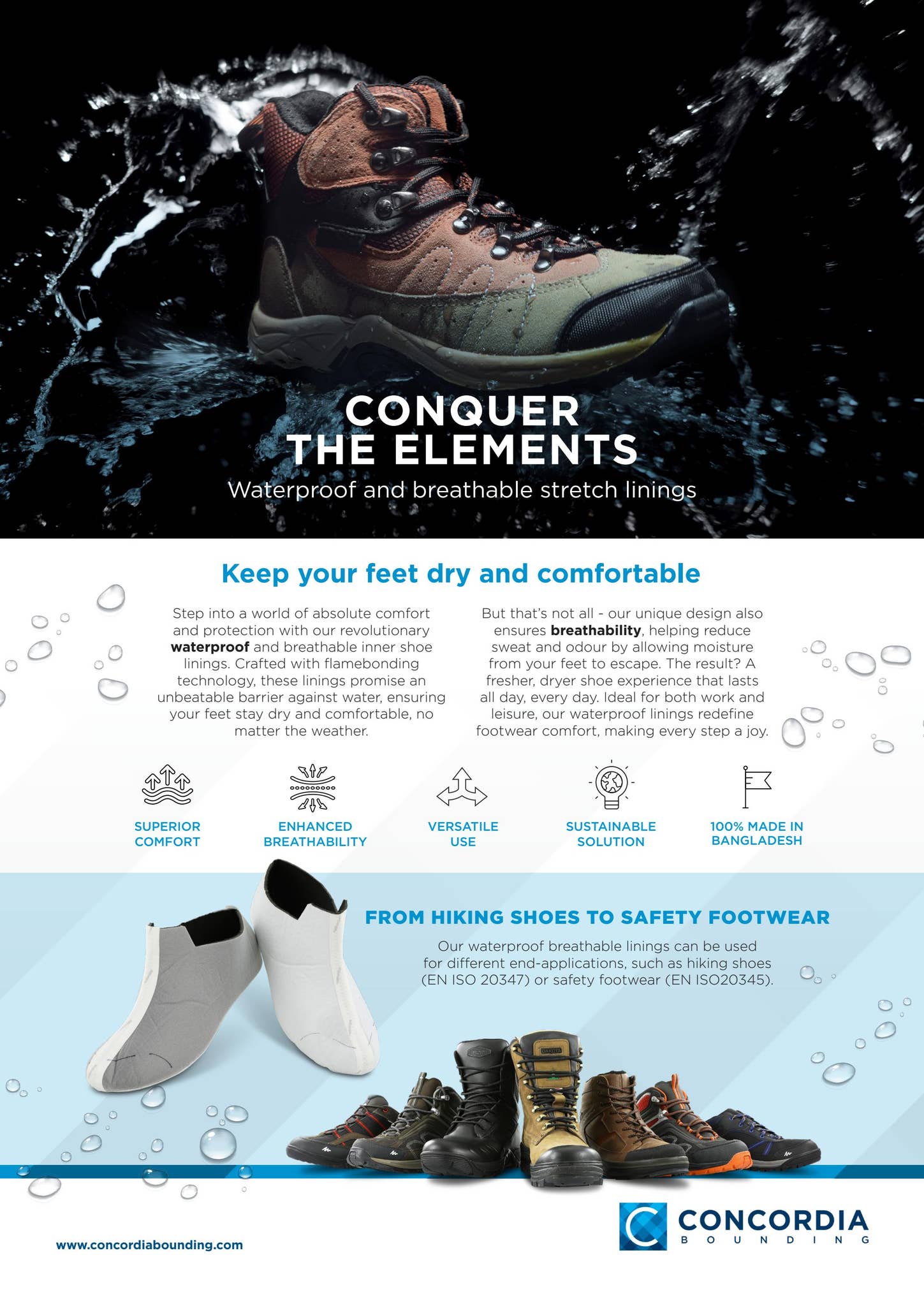 CBL | Waterproof Shoe Linings by Concordia Textiles - Issuu
