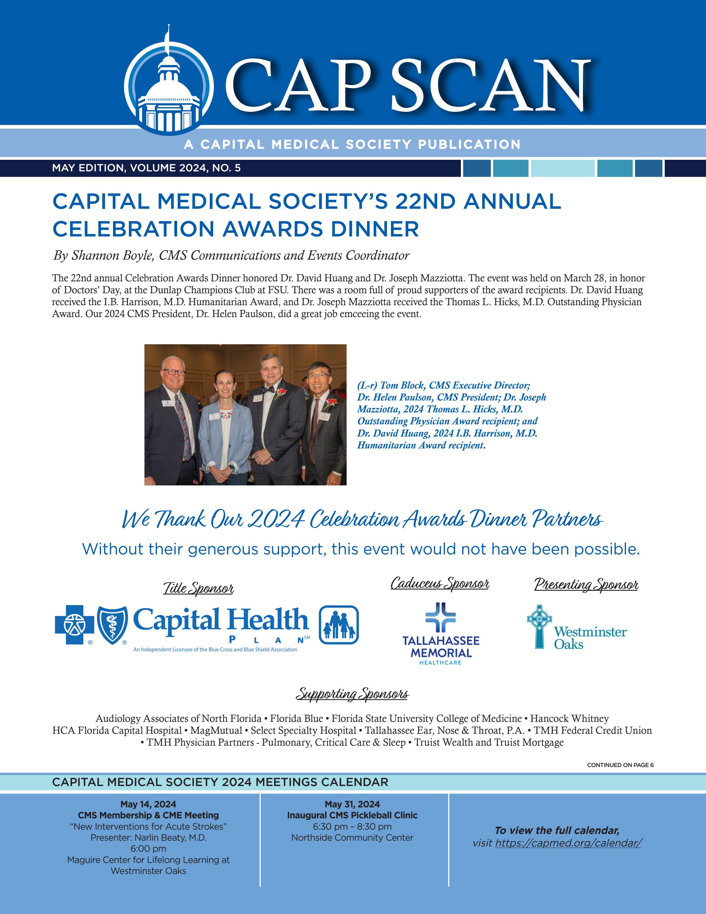 Cap Scan - May 2024 by Capital Medical Society - Issuu