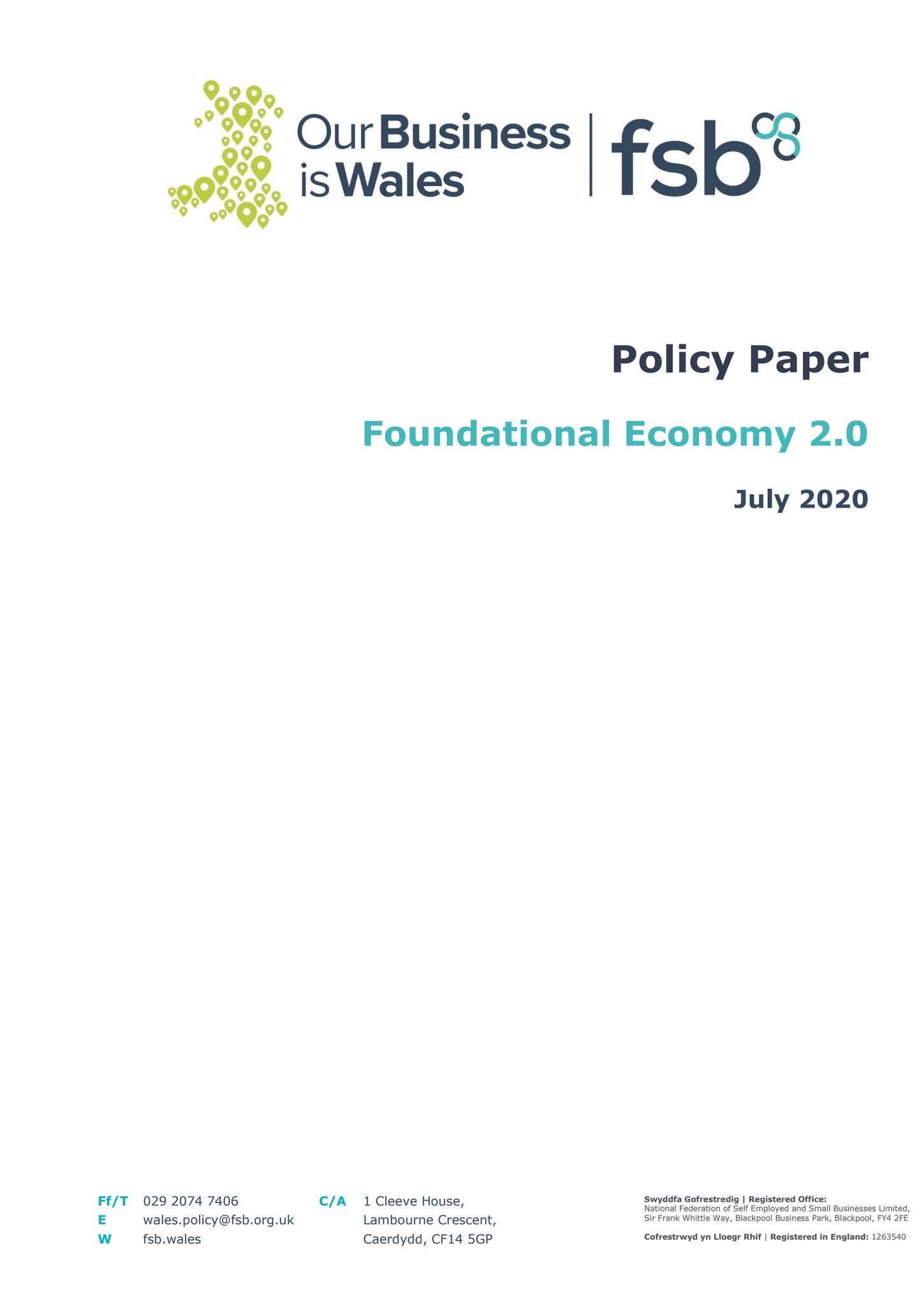 Foundational Economy 2.0 by Federation of Small Businesses - Issuu