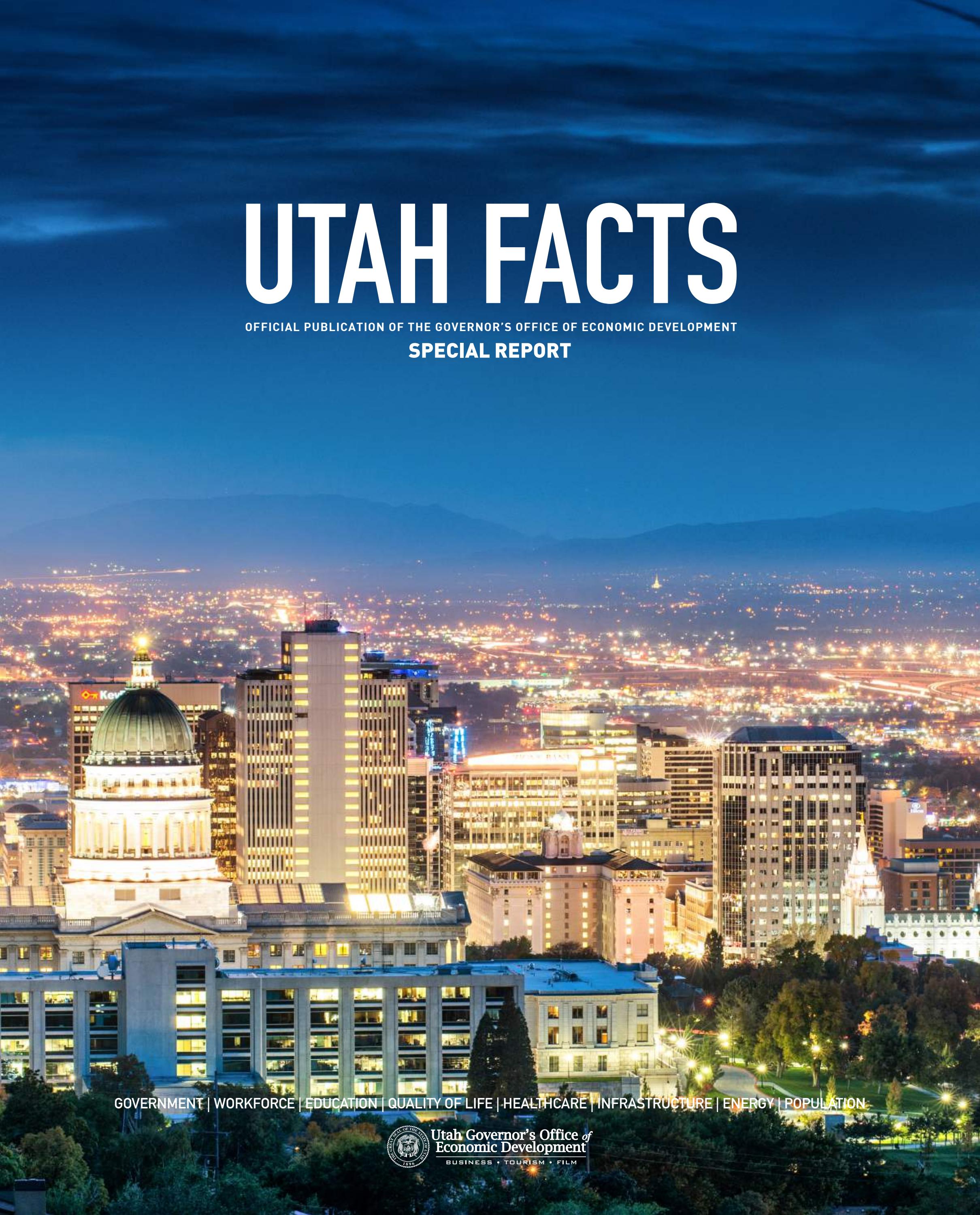 Utah Facts - 2017 by Utah Governor's Office of Economic Opportunity - Issuu