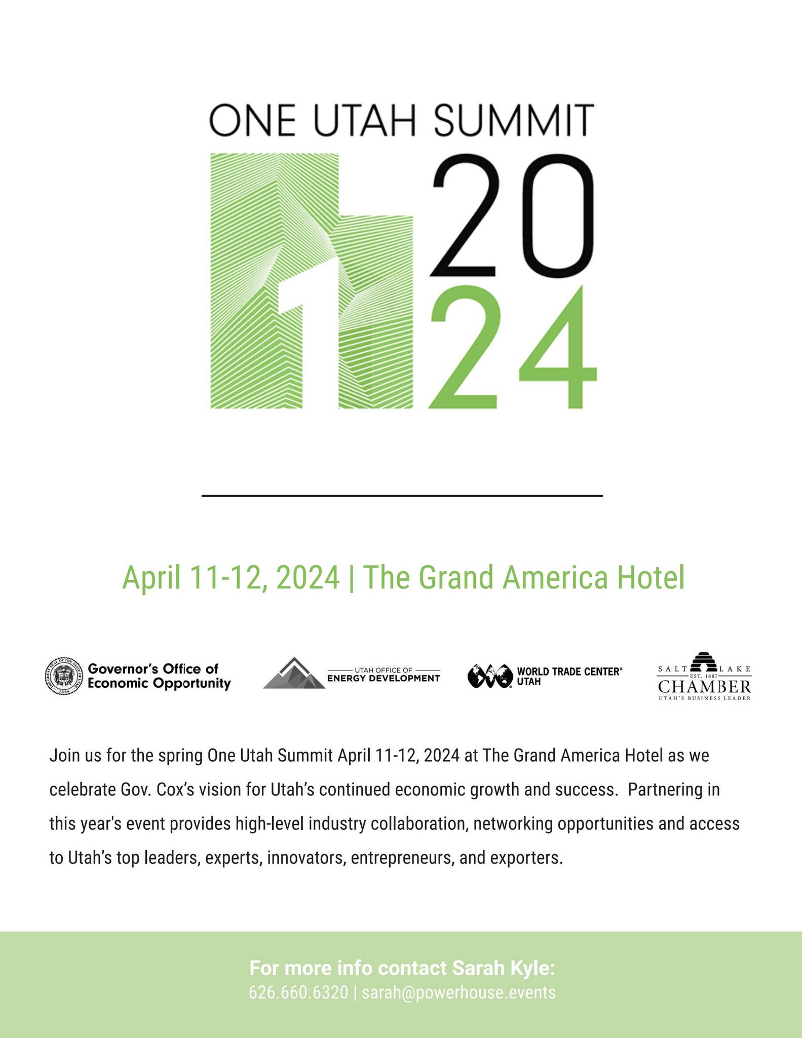 Sponsorship Kit – One Utah Summit Spring 2024 by Utah Governor's Office ...