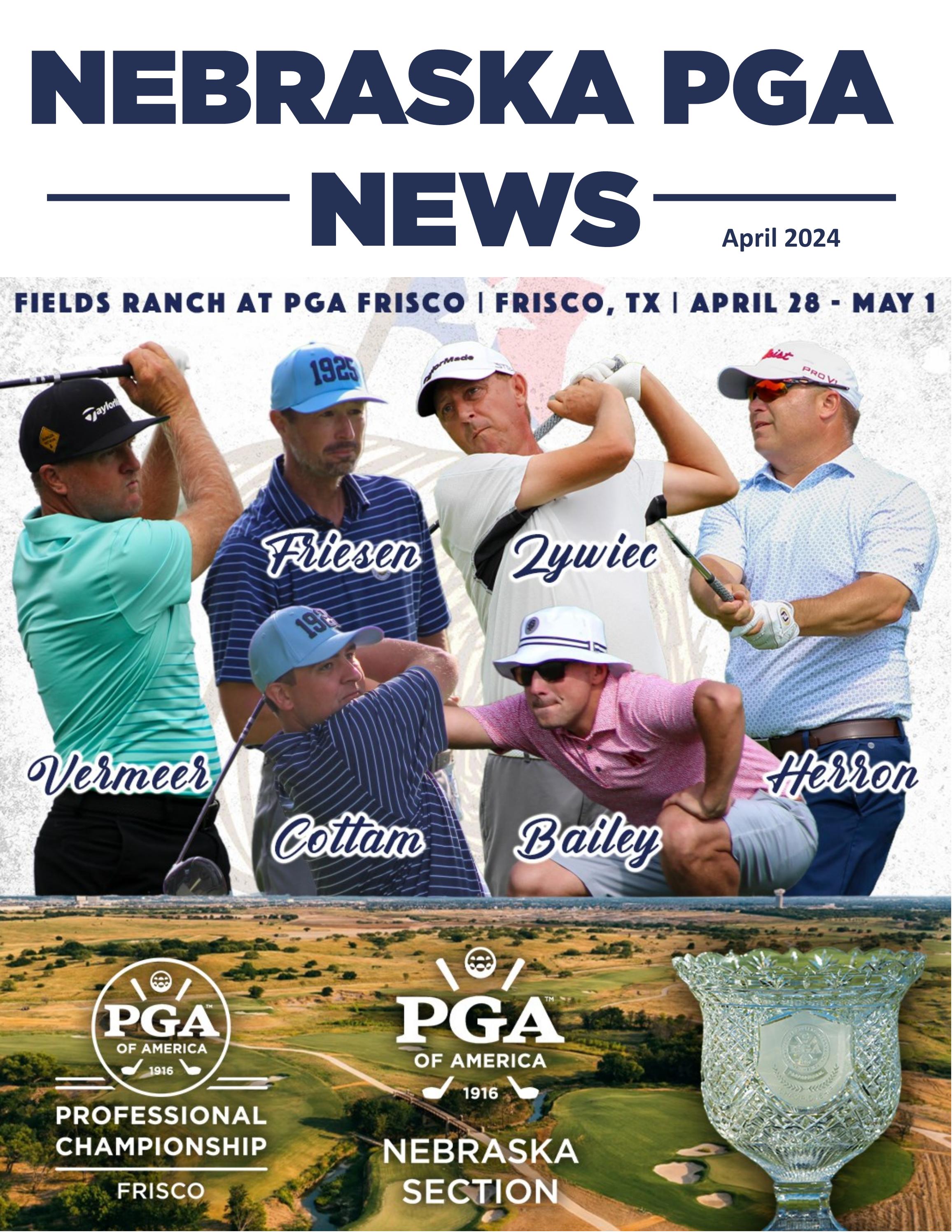 Nebraska PGA April 2024 Newsletter by David Honnens - Issuu