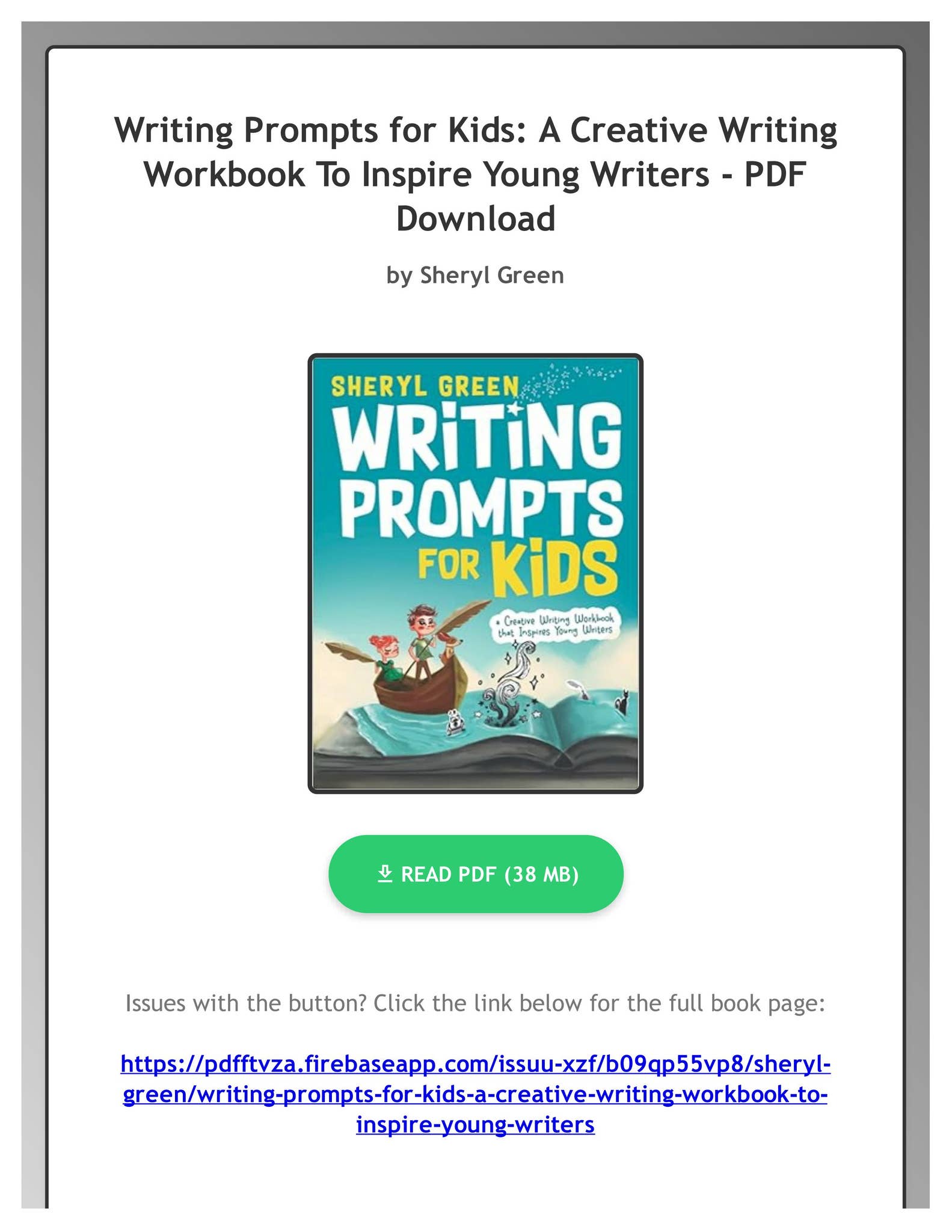 PDF eBOOK Writing Prompts for Kids: A Creative Writing Workbook To ...