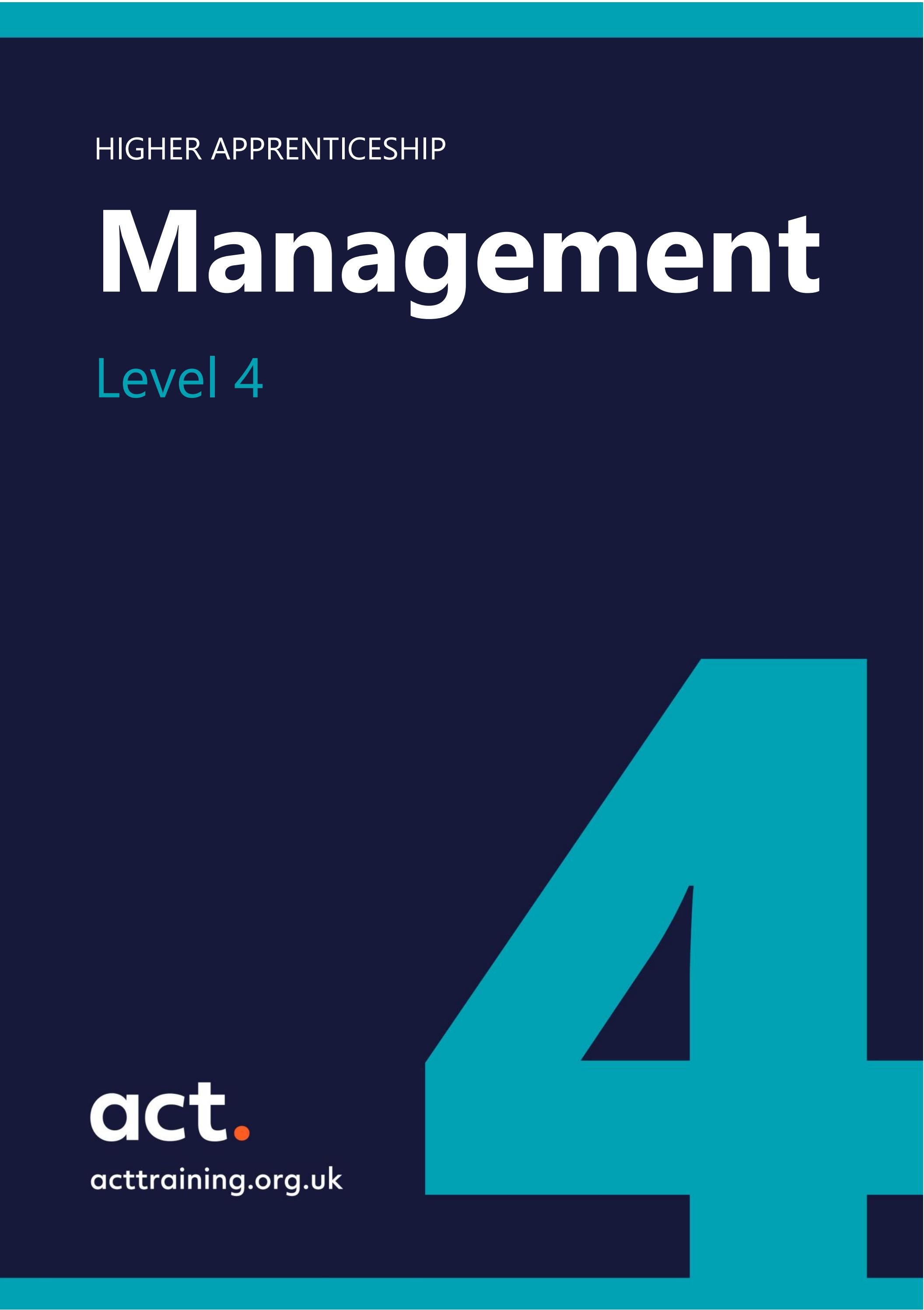 Management Level 4 by ACT - Issuu