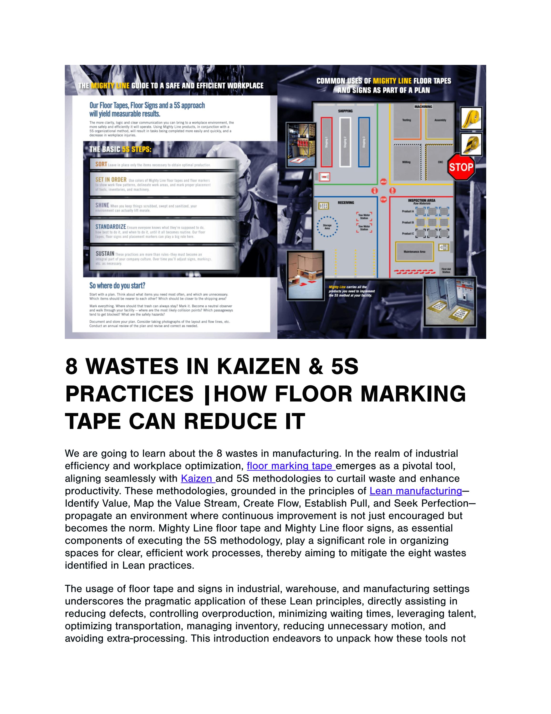 8 Wastes in Manufacturing - TIMWOODS | Six Sigma | Kaizen by Mighty ...