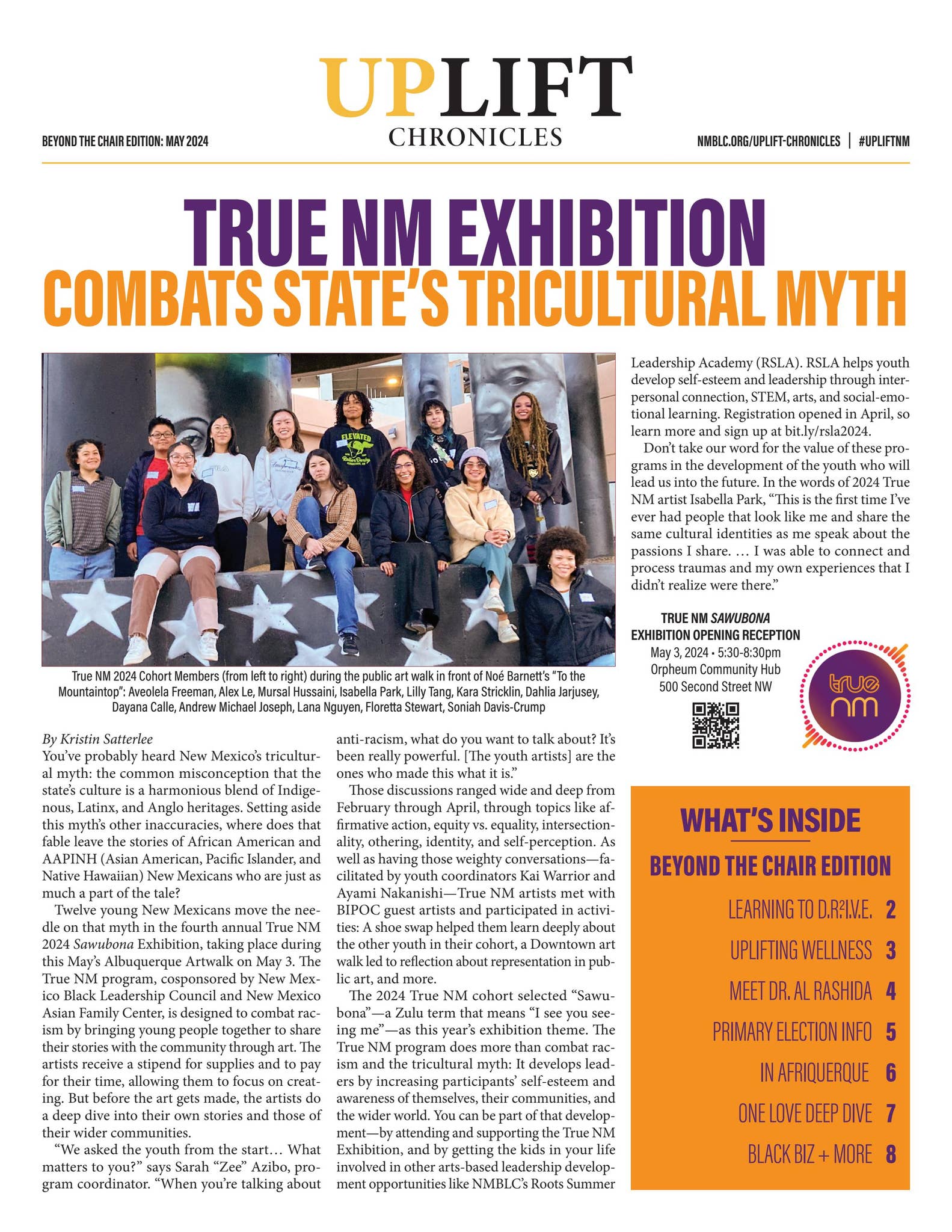 UpLift Chronicles May 2024 Beyond the Chair Edition v3i3 by NMBlackLeadership - Issuu